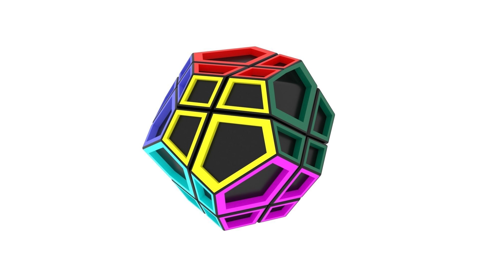 Skewb Ultimate 3D model | CGTrader
