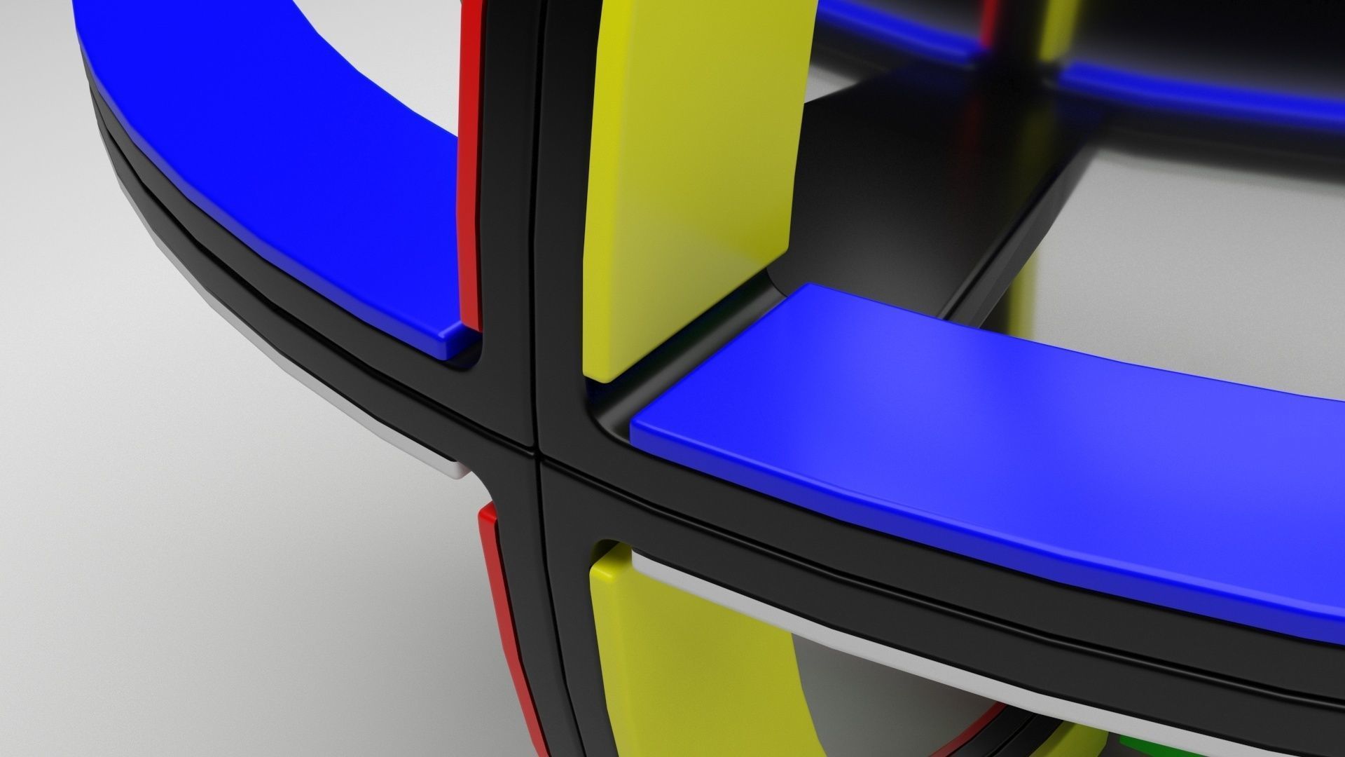 Orbit Cube 3D model | CGTrader