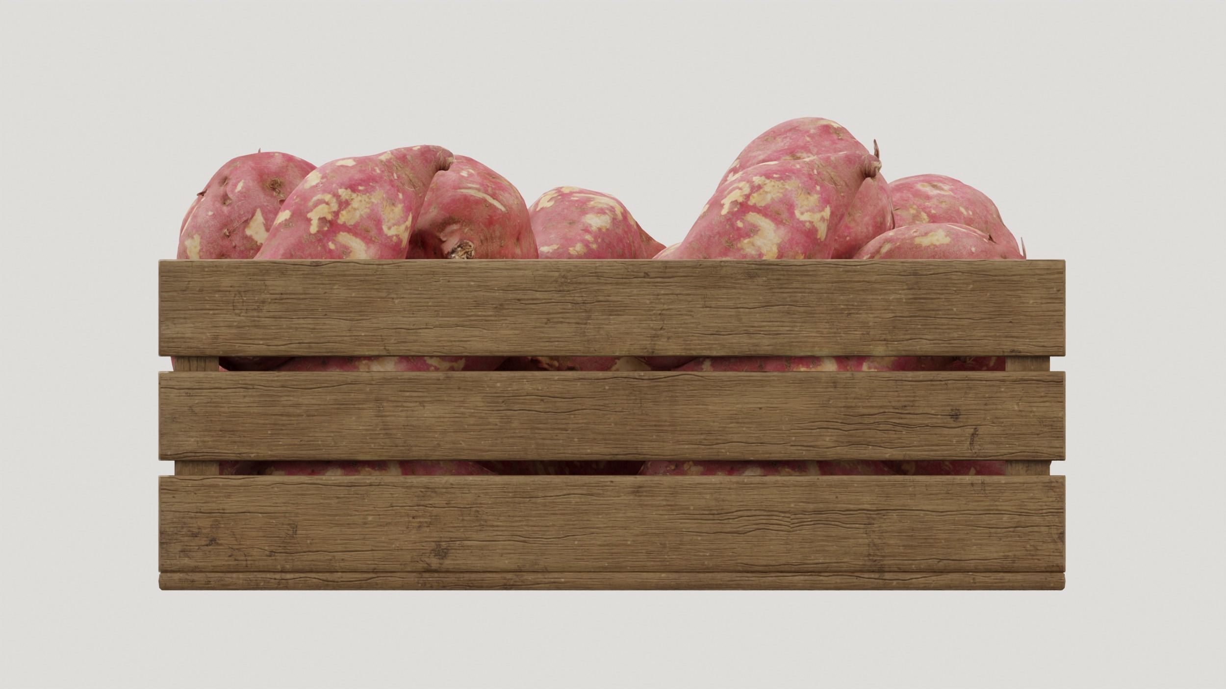 sweet potato crates 3D model | CGTrader