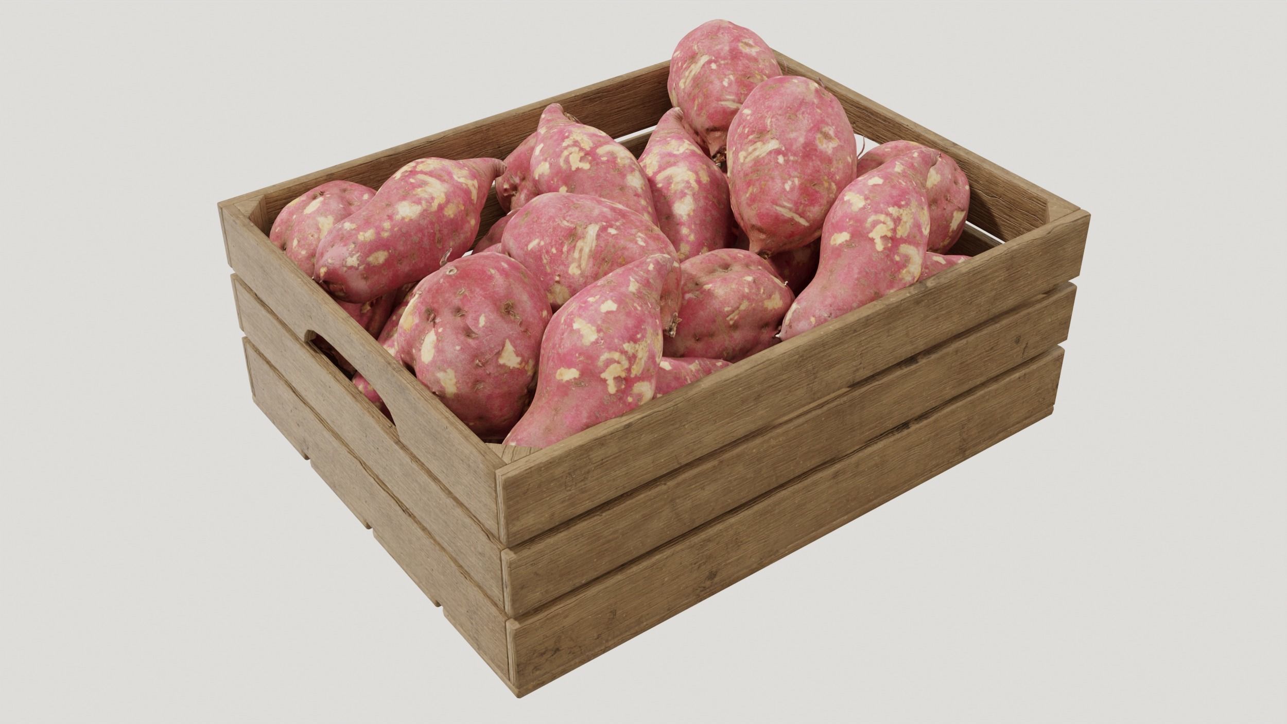 sweet potato crates 3D model | CGTrader