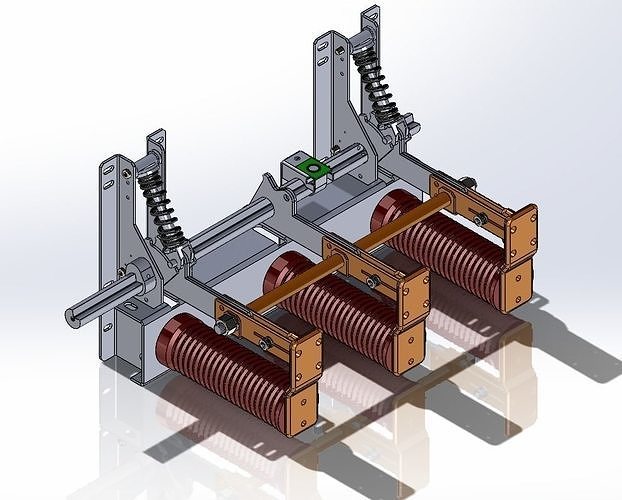 Earthing switch 3D model | CGTrader