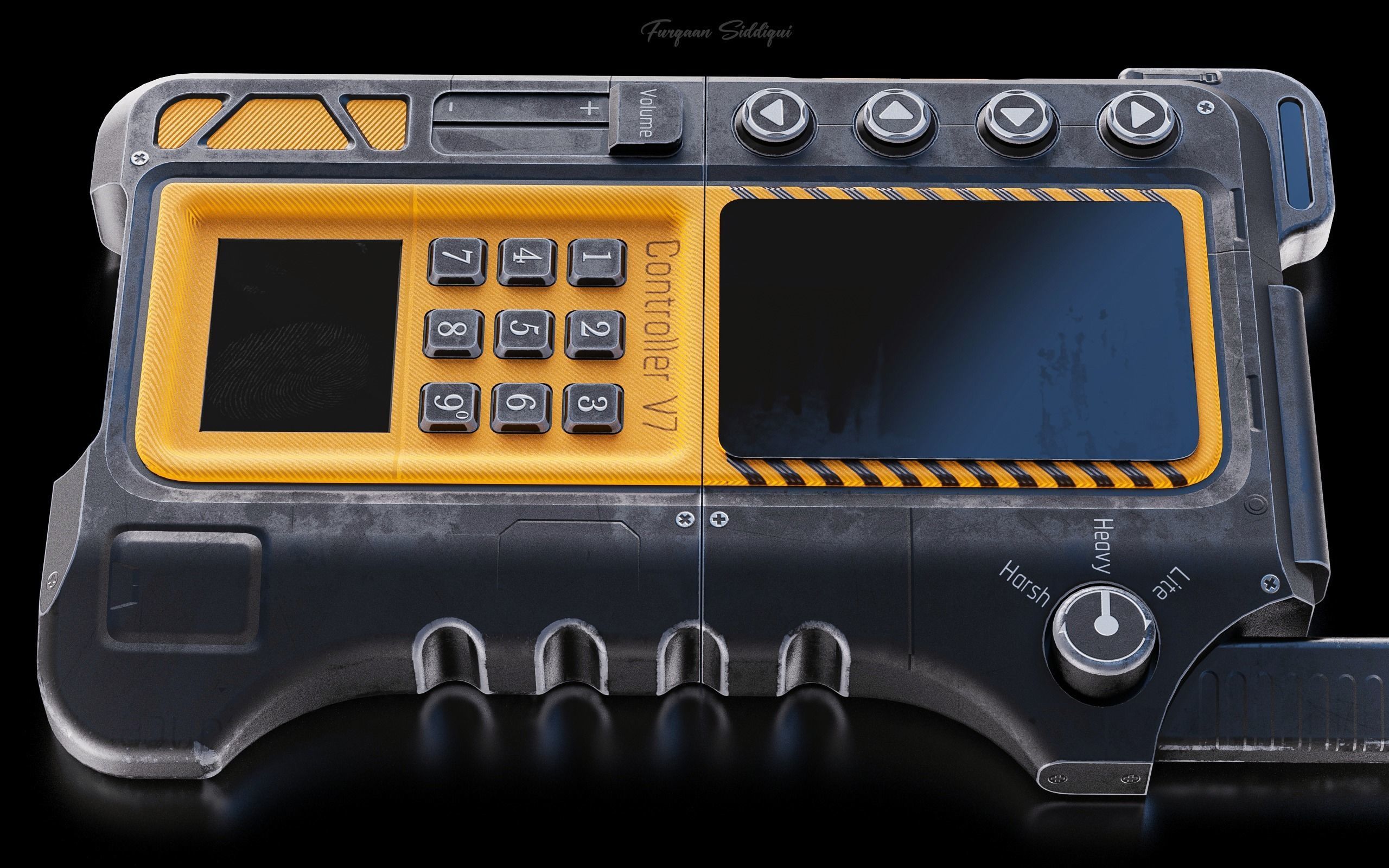 3D model Sci-Fi Controller V7 VR / AR / low-poly | CGTrader