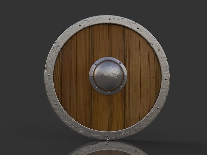 Viking Shield 3D model 3D printable | CGTrader