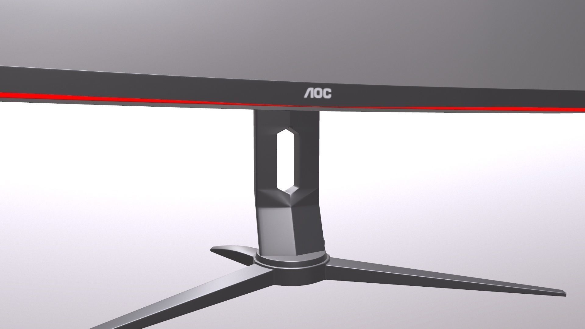 AOC Monitor 3D model | CGTrader