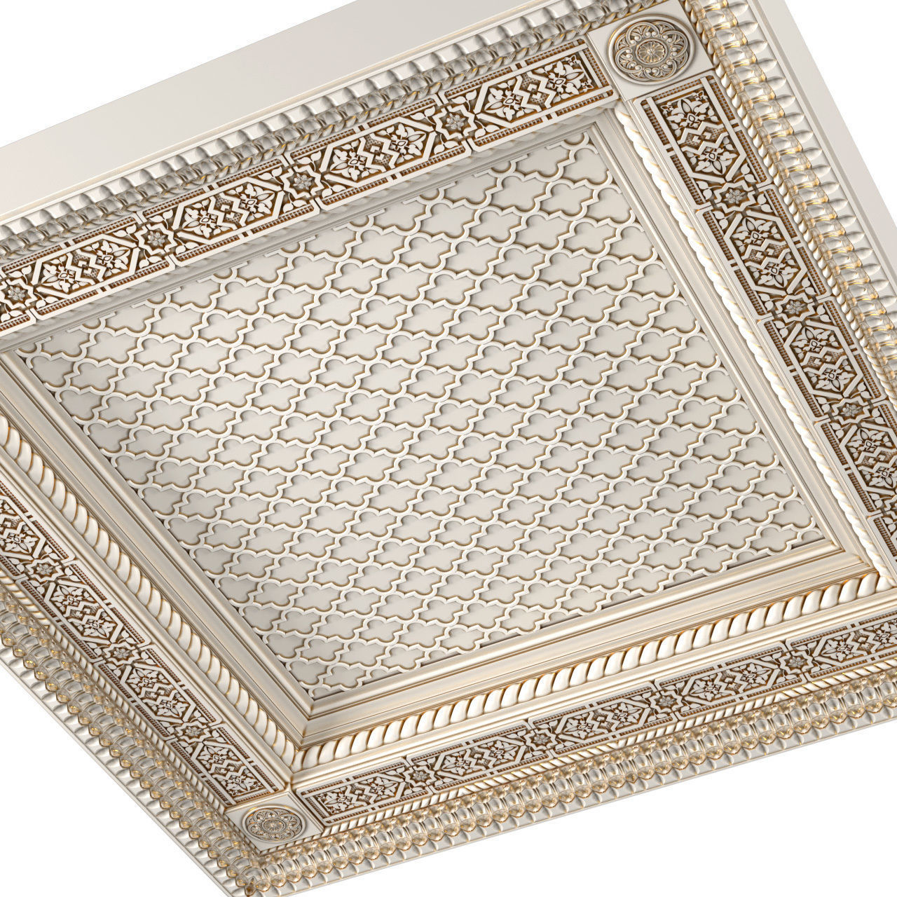Ceiling in oriental style Arabic eastern decorative ceiling 3D model ...