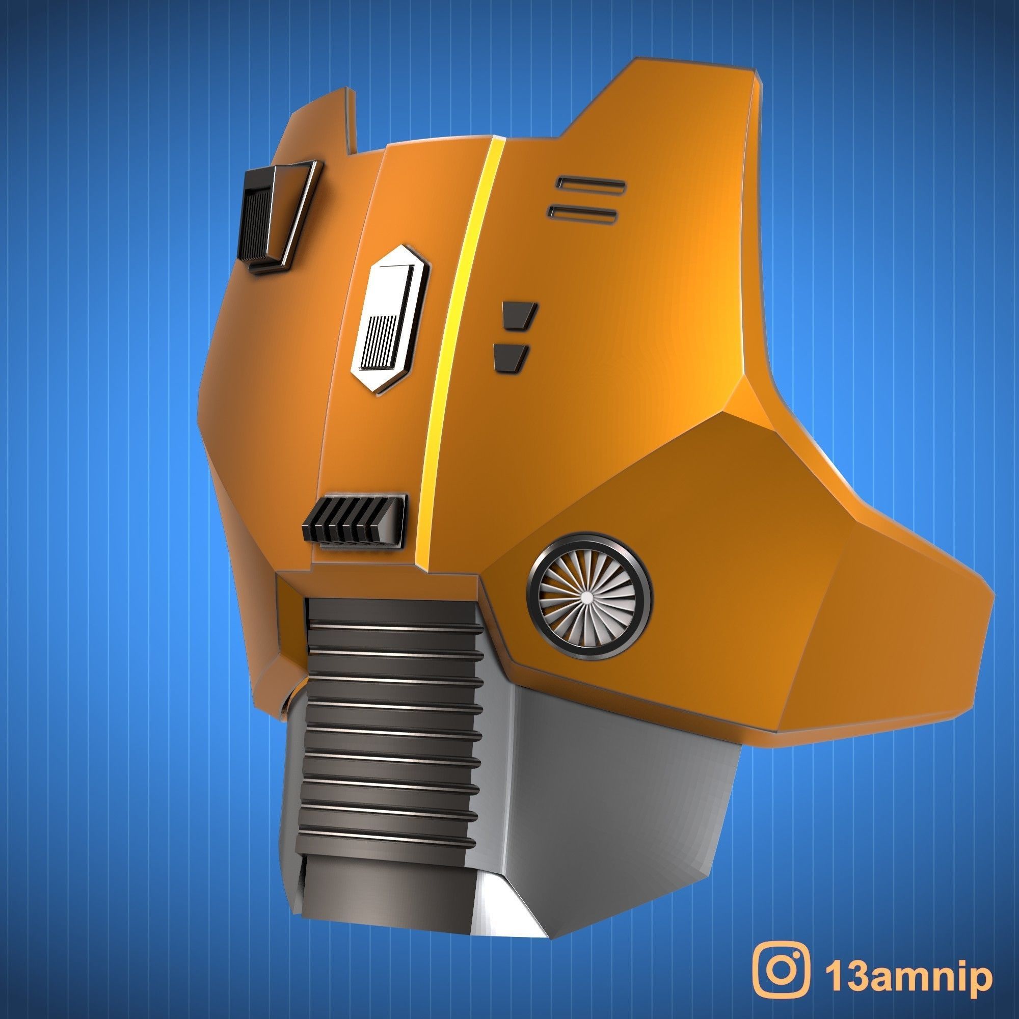 Custom Mandalorian Chest Armor 3D model 3D printable | CGTrader
