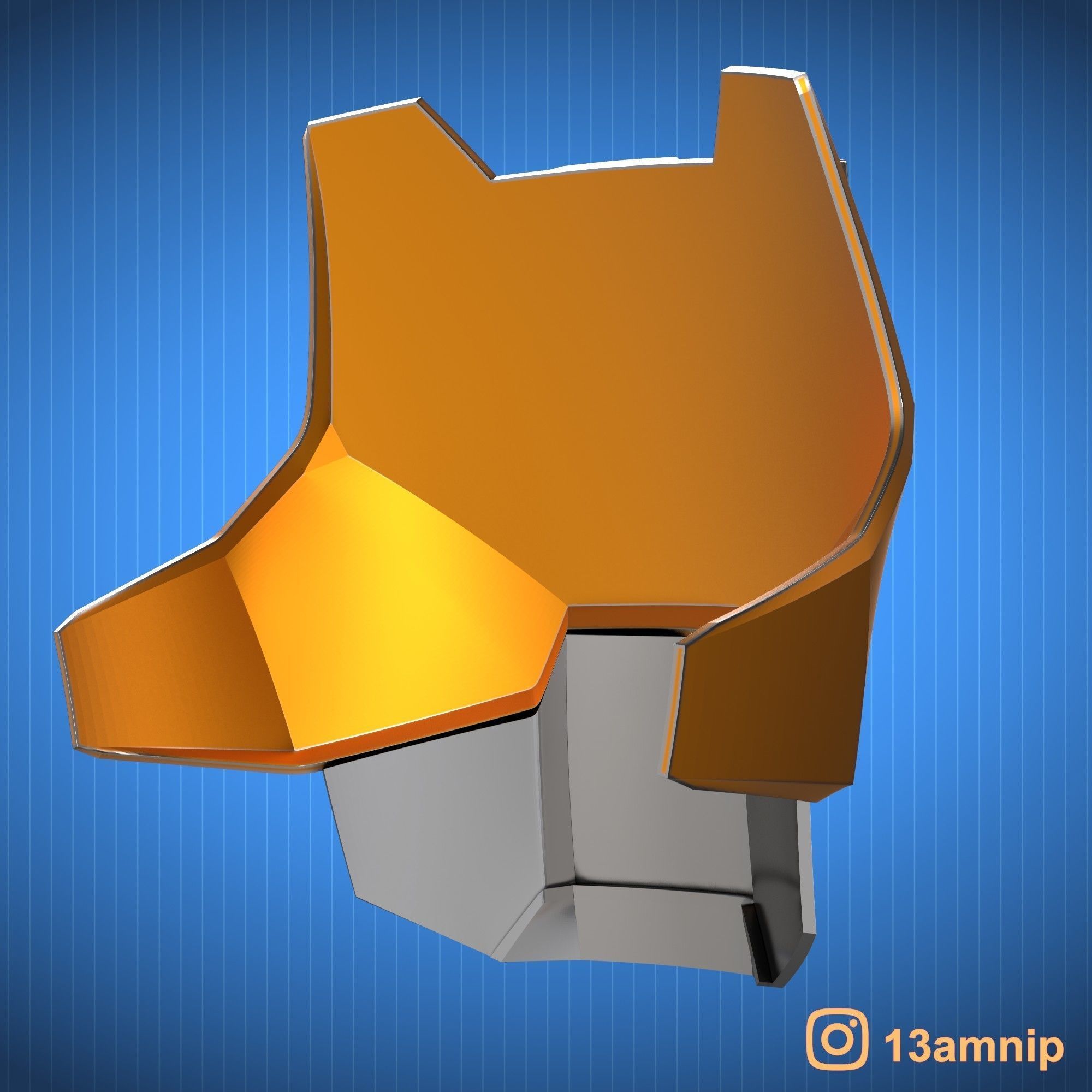 Custom Mandalorian Chest Armor 3D model 3D printable | CGTrader