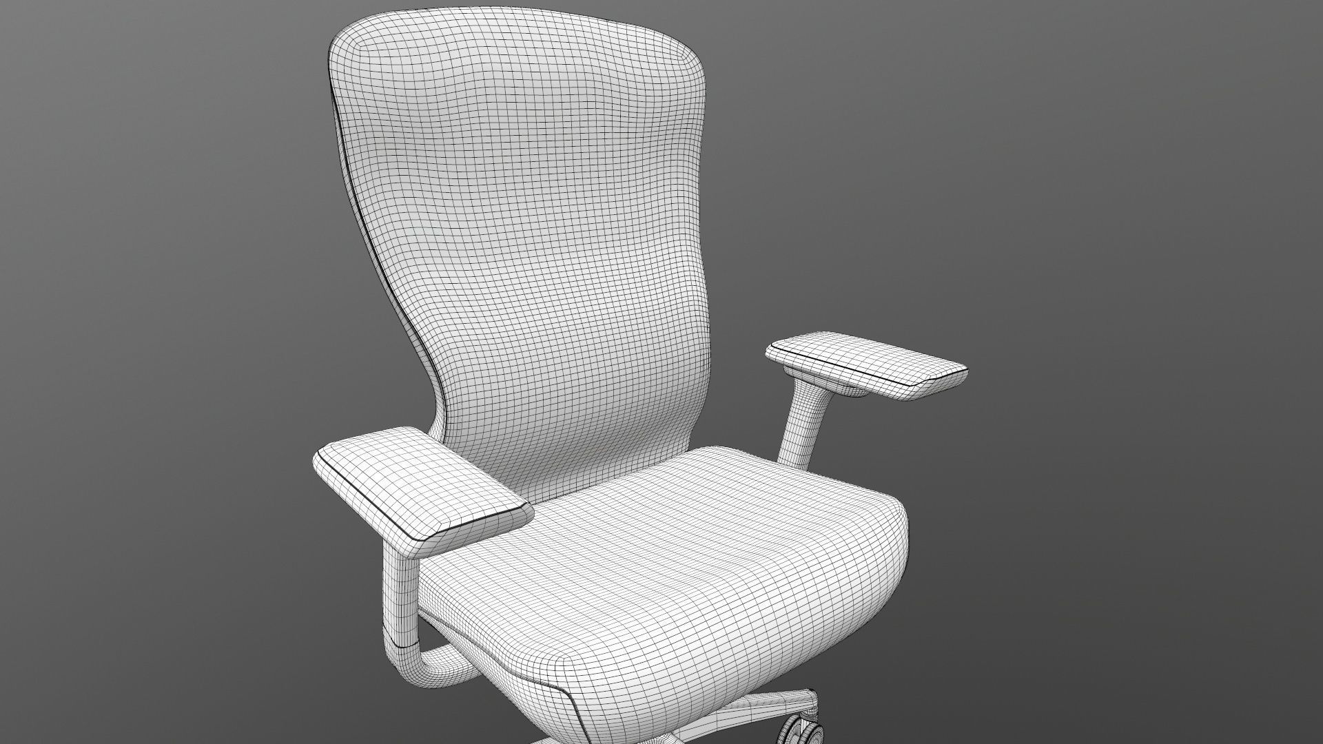 Motion High Back chair 3D model | CGTrader