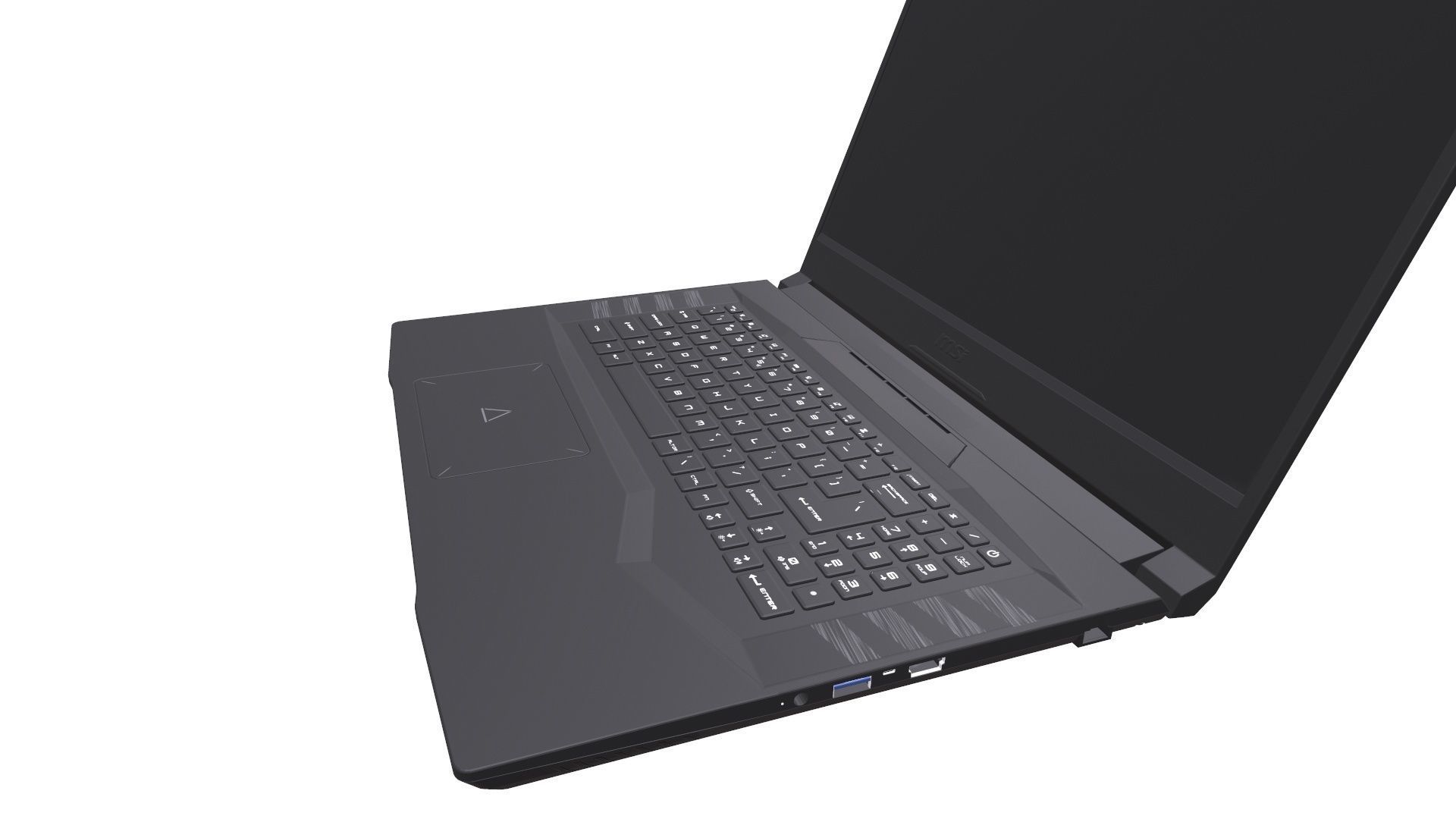 MSI Gaming Laptop 3D model | CGTrader