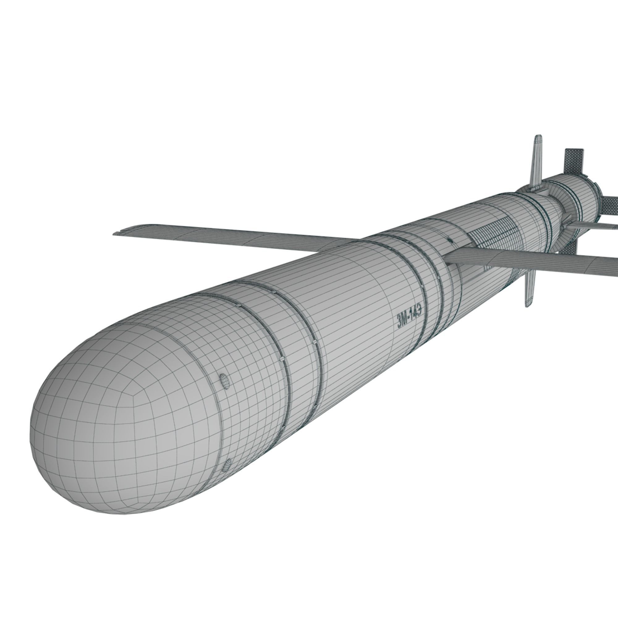 Missile 3M-14 3D model | CGTrader