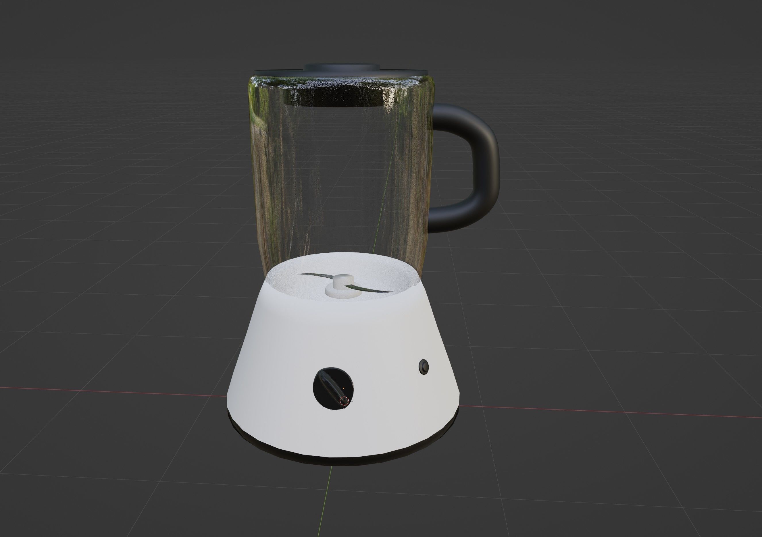 White kitchen blender 3D model | CGTrader
