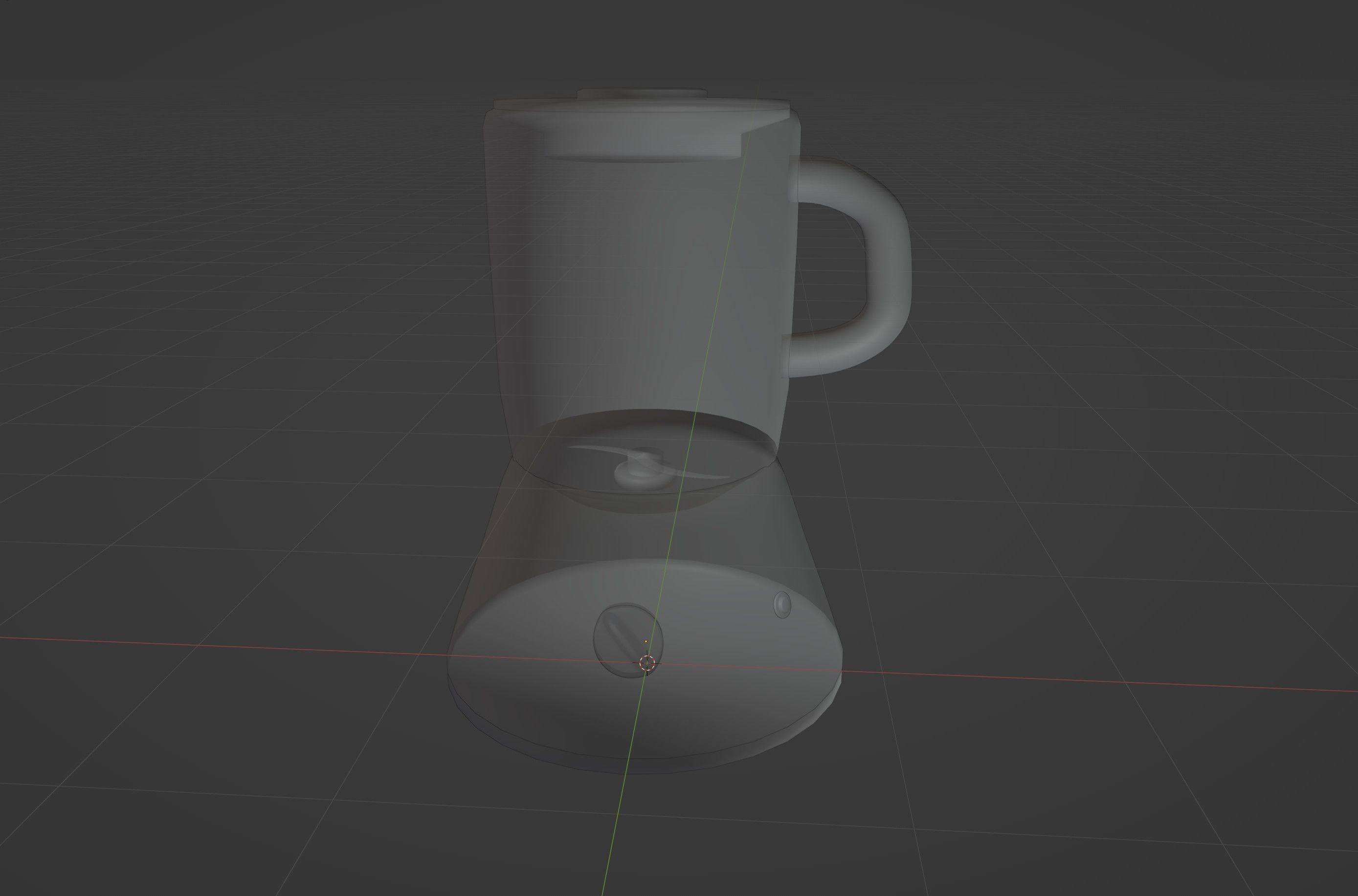 White kitchen blender 3D model | CGTrader