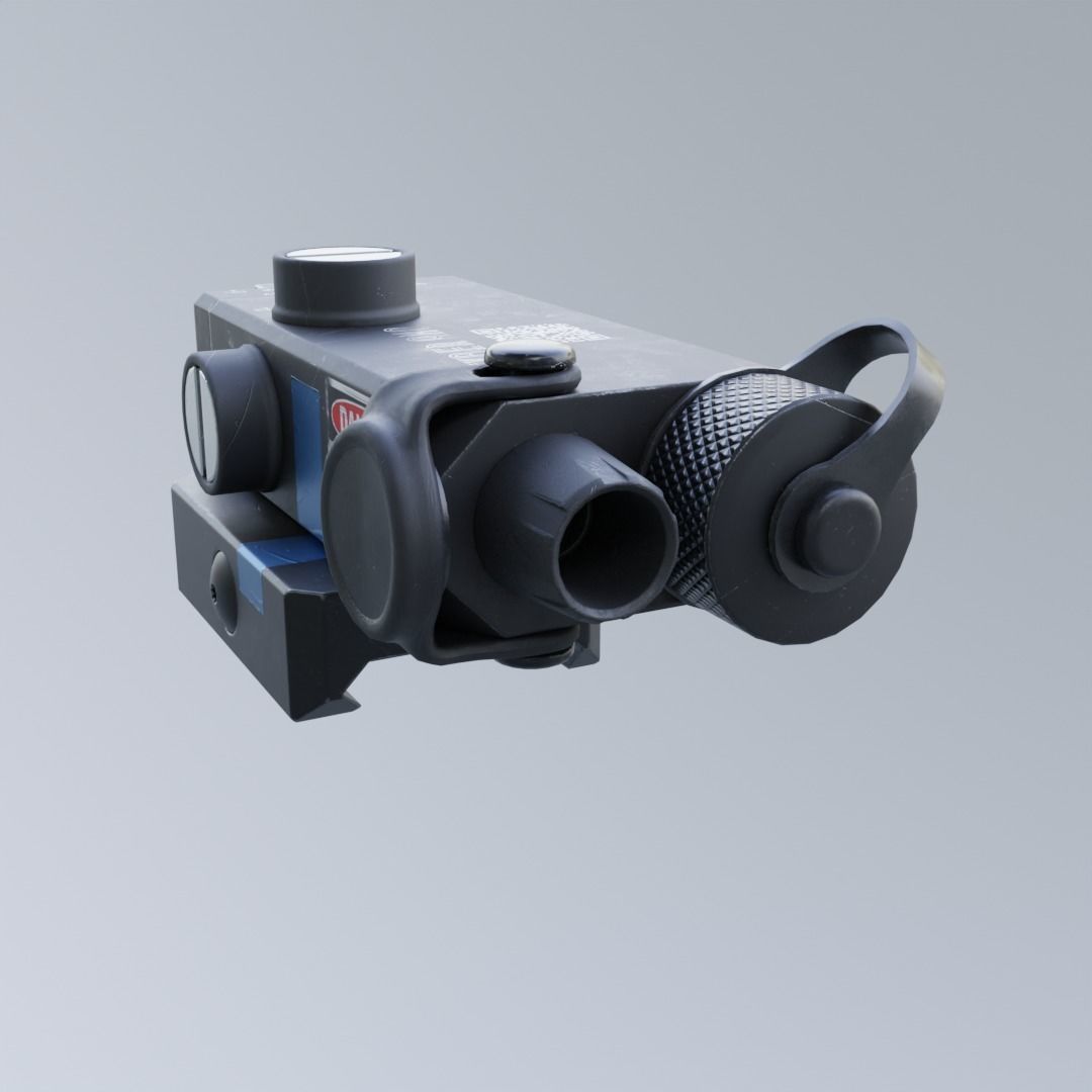 3D model Tactical Laser Low-poly Textured Game-Ready VR / AR / low-poly ...