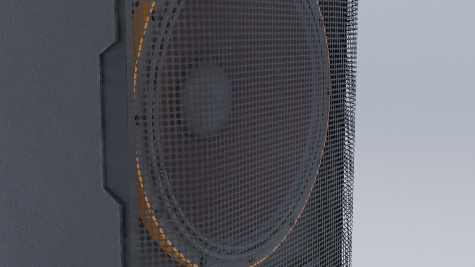 3D model Big Black Concert Speakers with 4K Textures VR / AR / low-poly ...