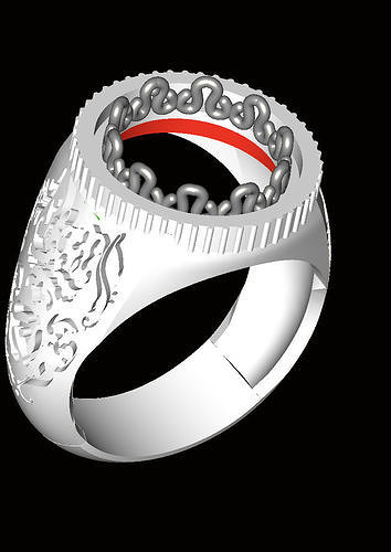 Arabic Ring 3D model | CGTrader