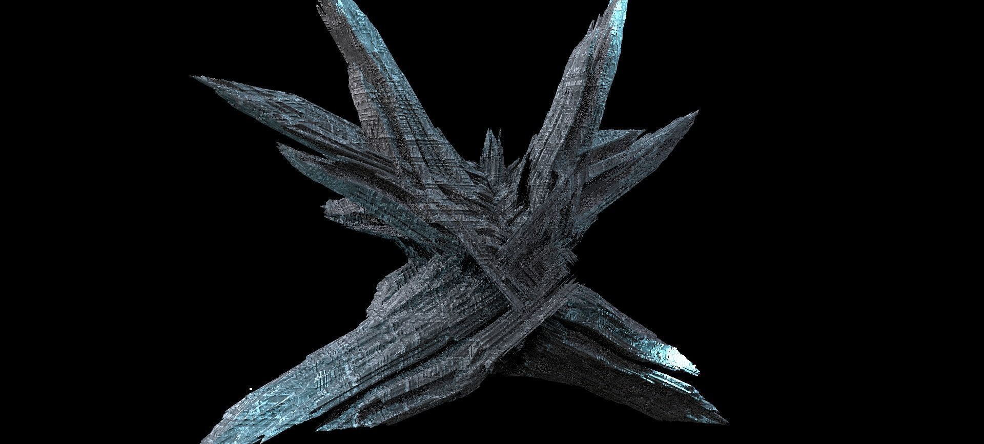 Crystal Alien Monolith crystals 3D model | CGTrader