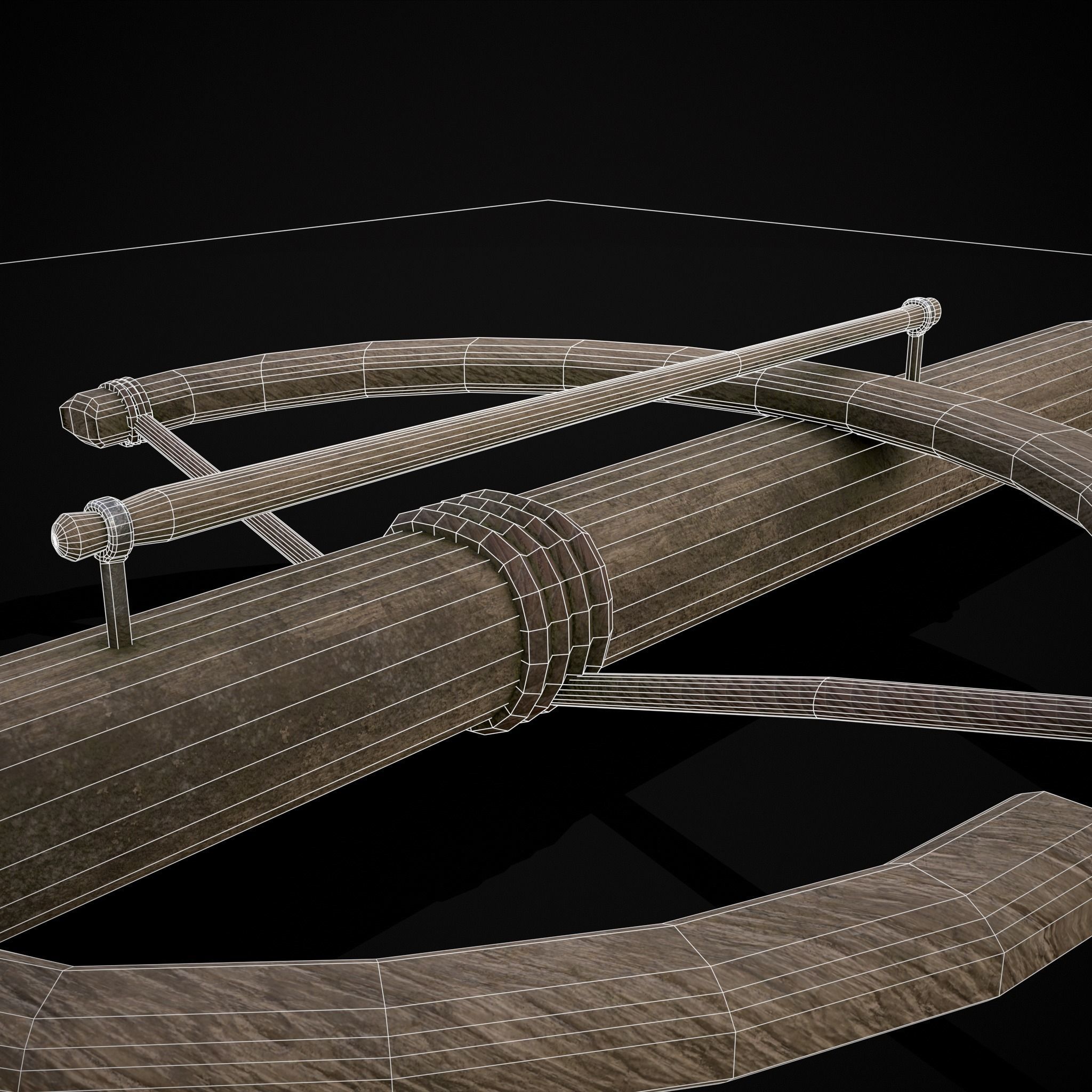 3D model Bush Craft Stick Bird Trap VR / AR / low-poly | CGTrader