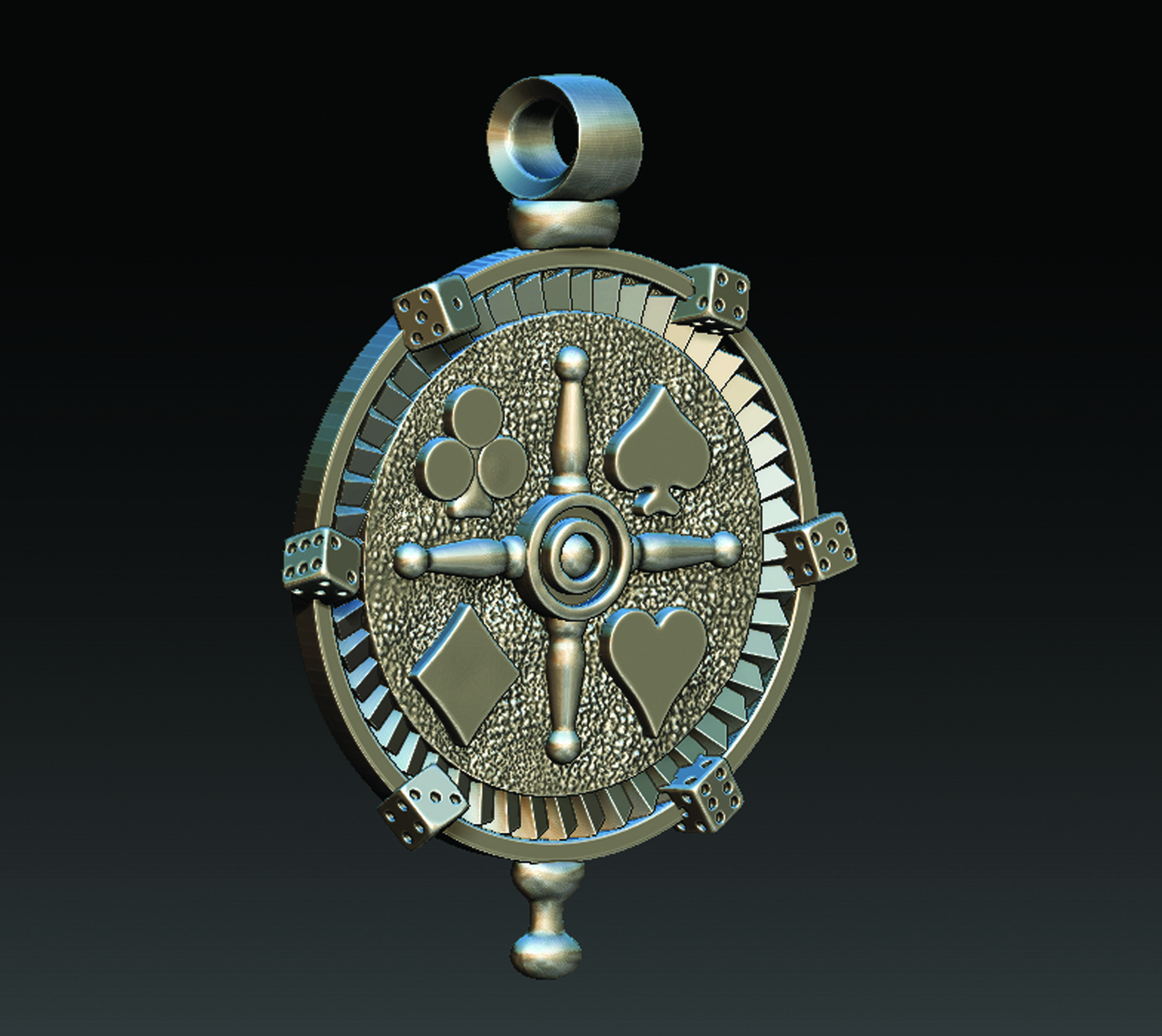 Poker Roulette 3D model 3D printable | CGTrader