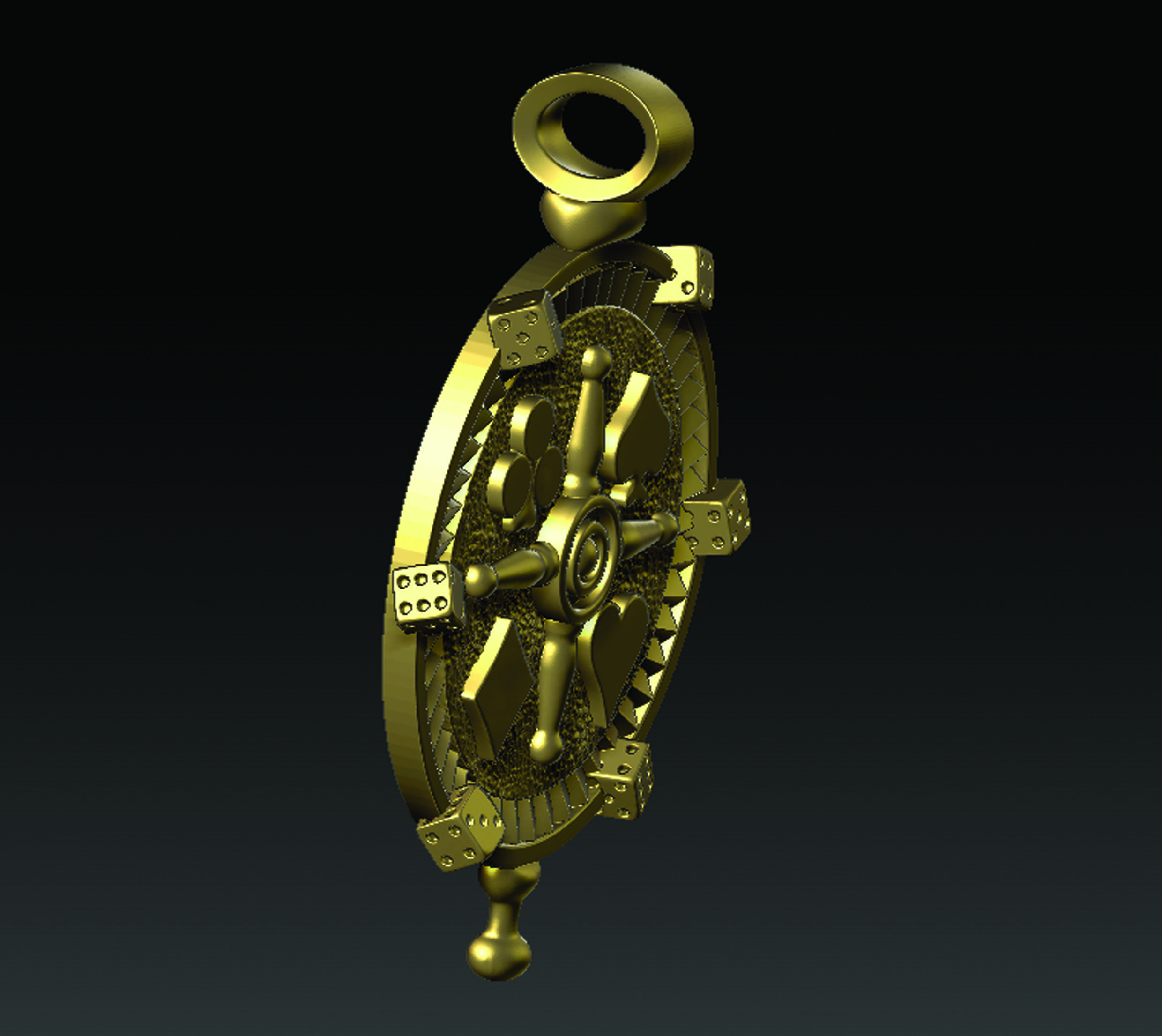 Poker Roulette 3D model 3D printable | CGTrader
