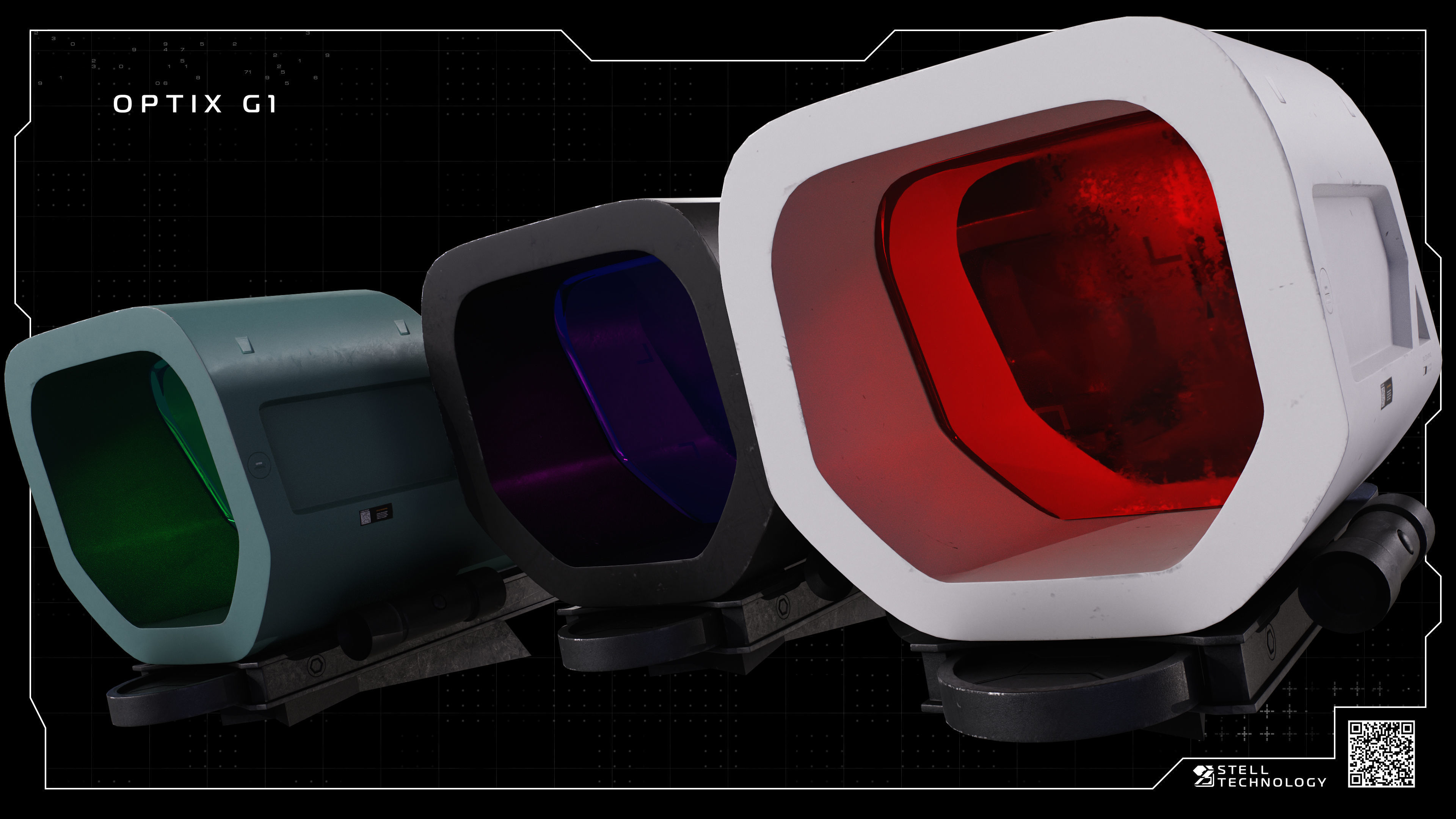 3D model OPTIX G1 SCOPE STELL TECH VR / AR / low-poly | CGTrader
