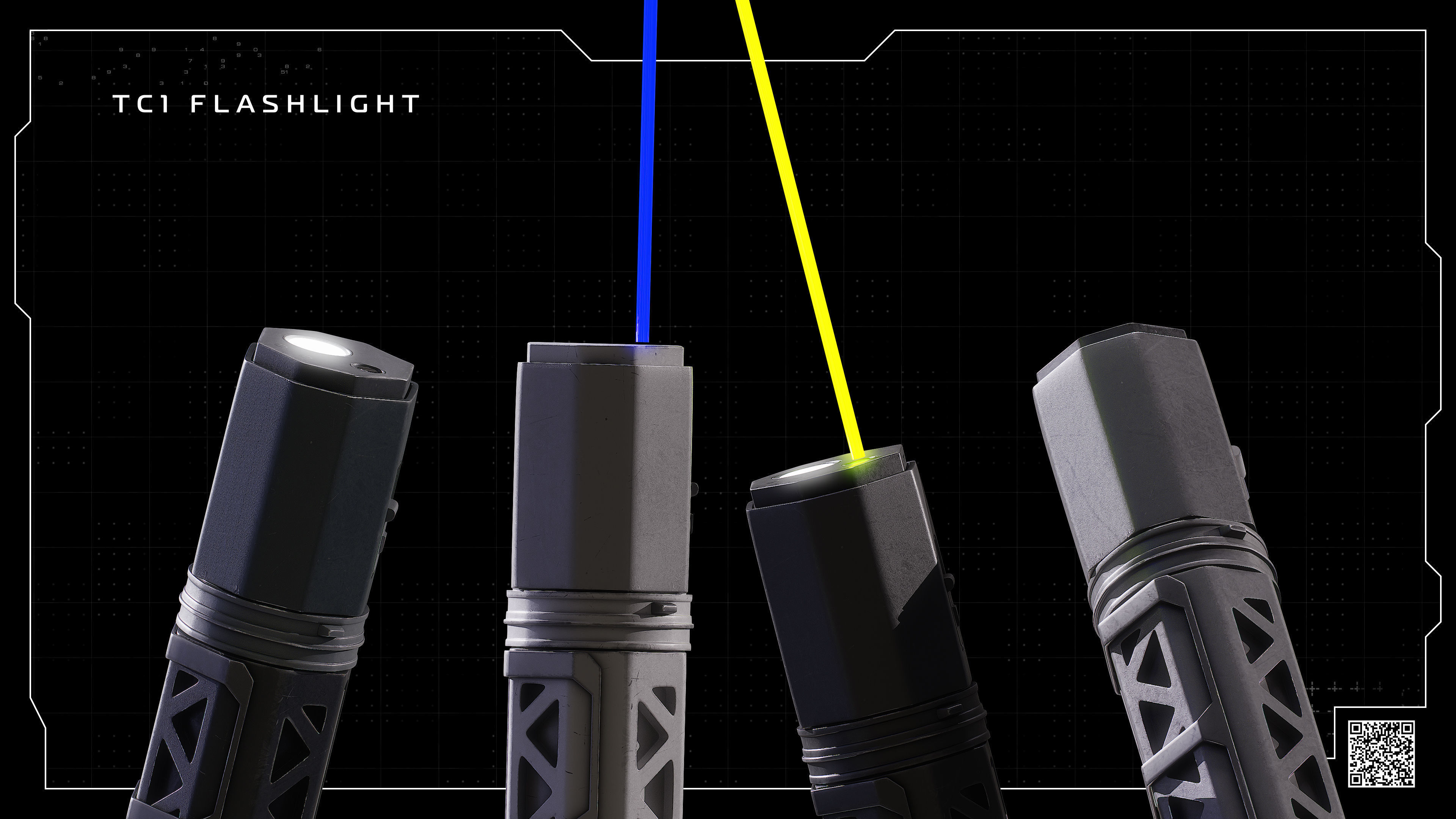 3D model WEAPON MODULES PACK 1 STELL TECH VR / AR / low-poly | CGTrader