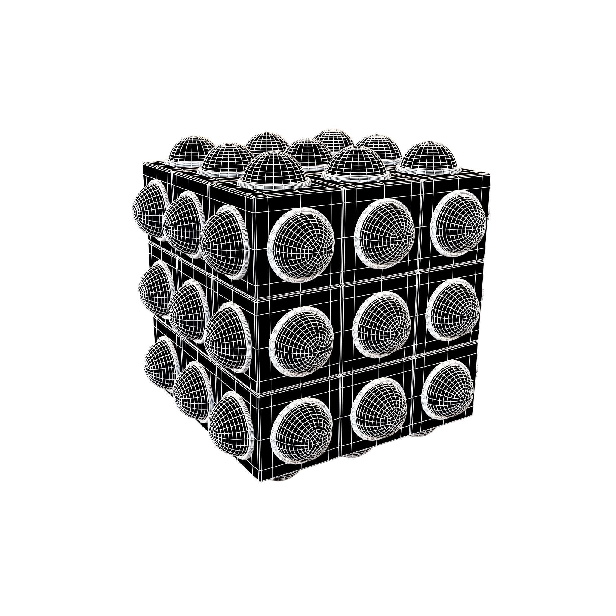 3D model Pop It Rubiks Cube v1 001 VR / AR / low-poly | CGTrader