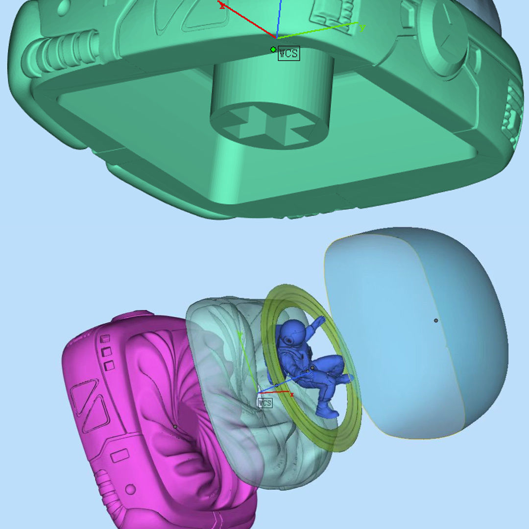ASTRONAUT KEYBOARD CAP 3D model 3D printable | CGTrader