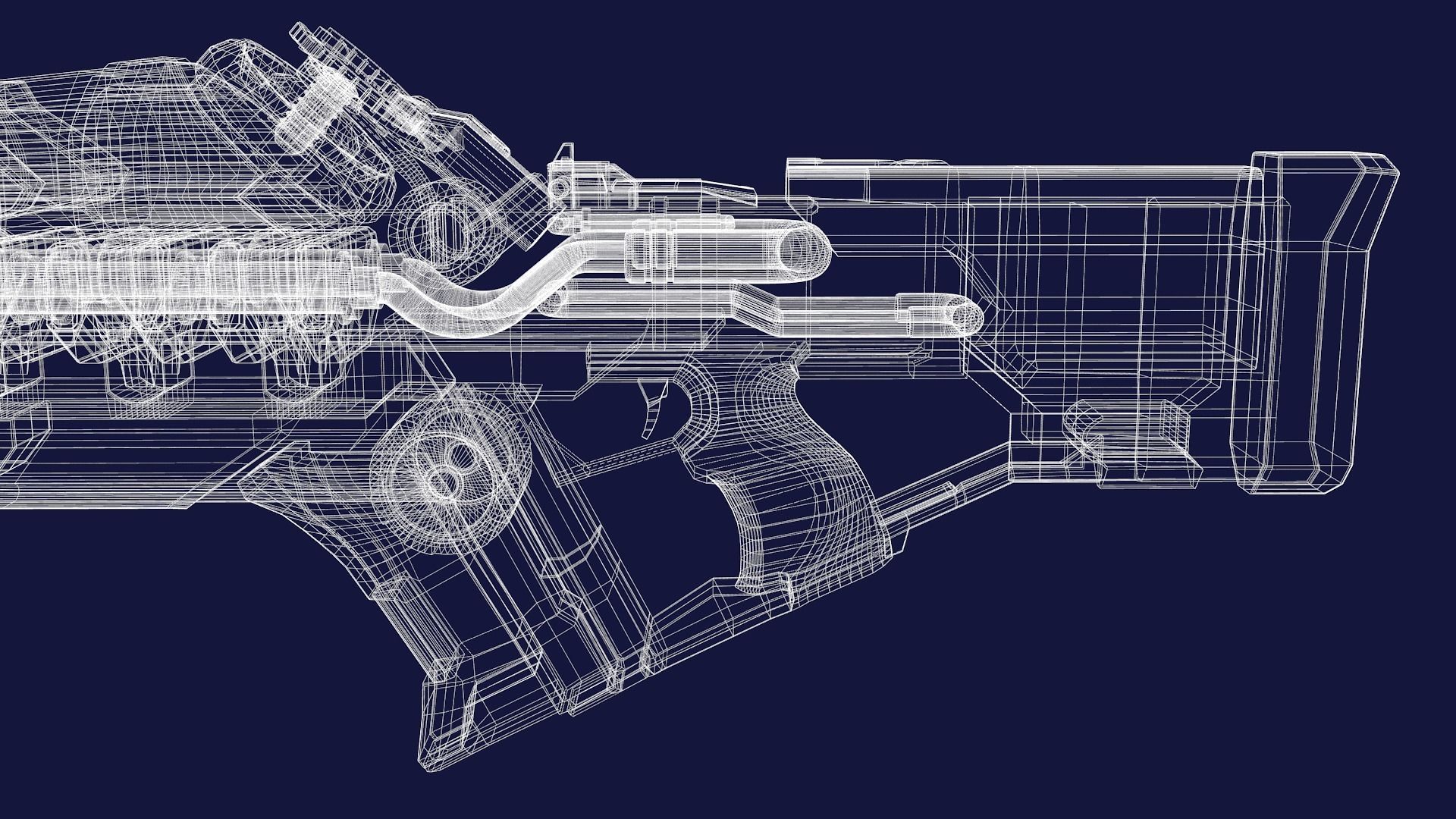 3D model Dark Matter Surge Rifle VR / AR / low-poly | CGTrader
