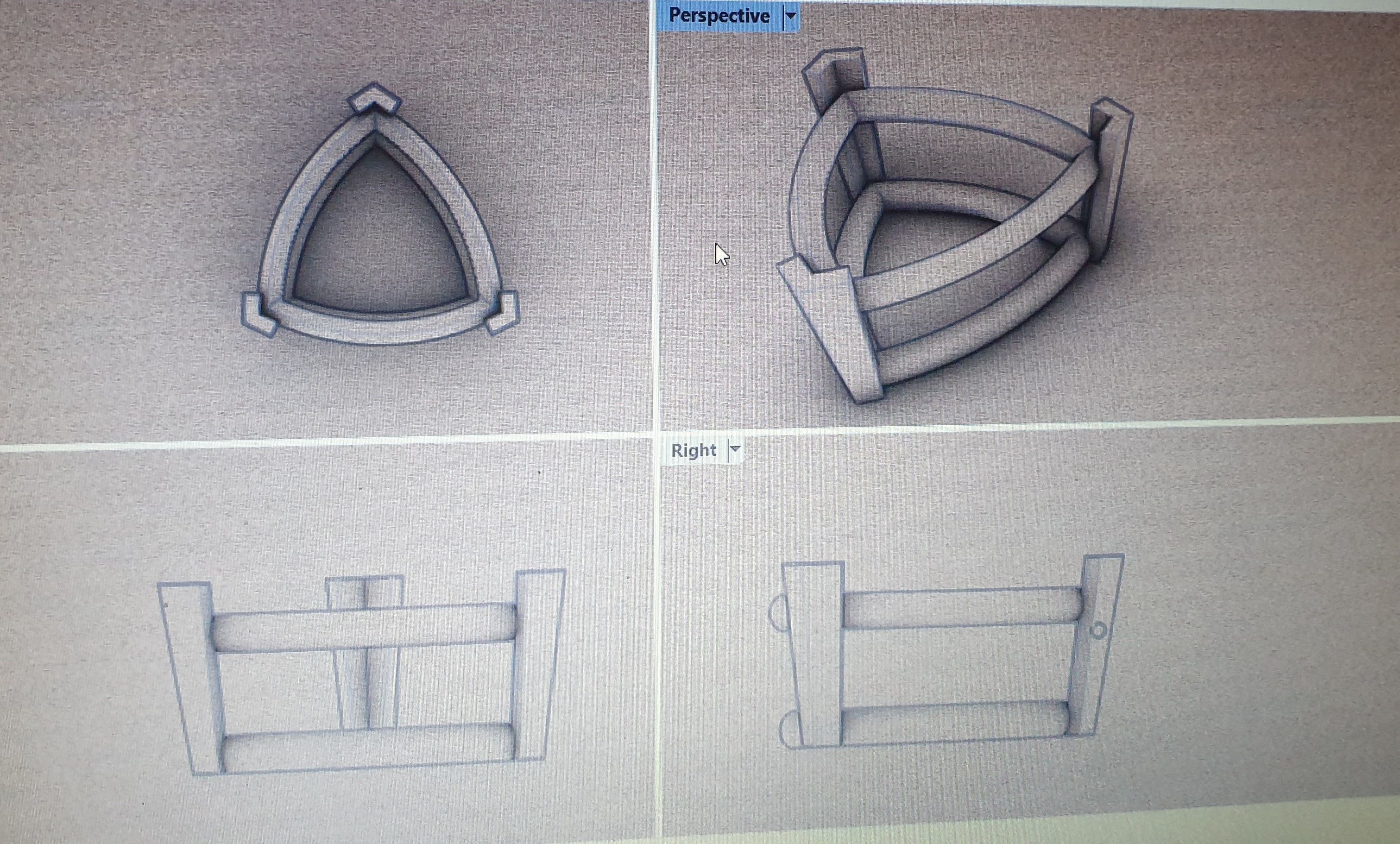 triangular stone 3D model animated rigged | CGTrader