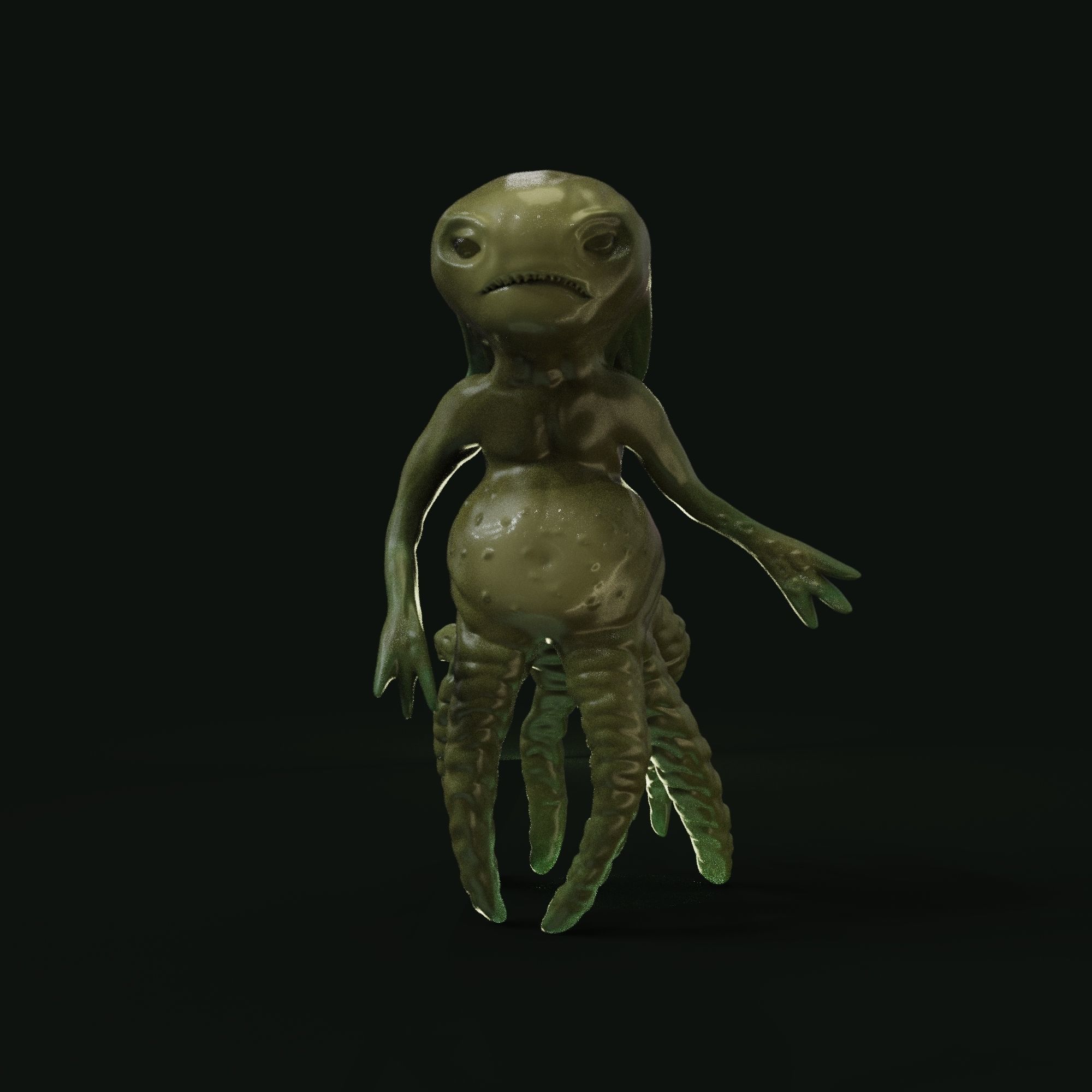 GRINDYLOW - SEA CREATURE - HARRY POTTER - MERMAID - DEMON 3D model 3D ...