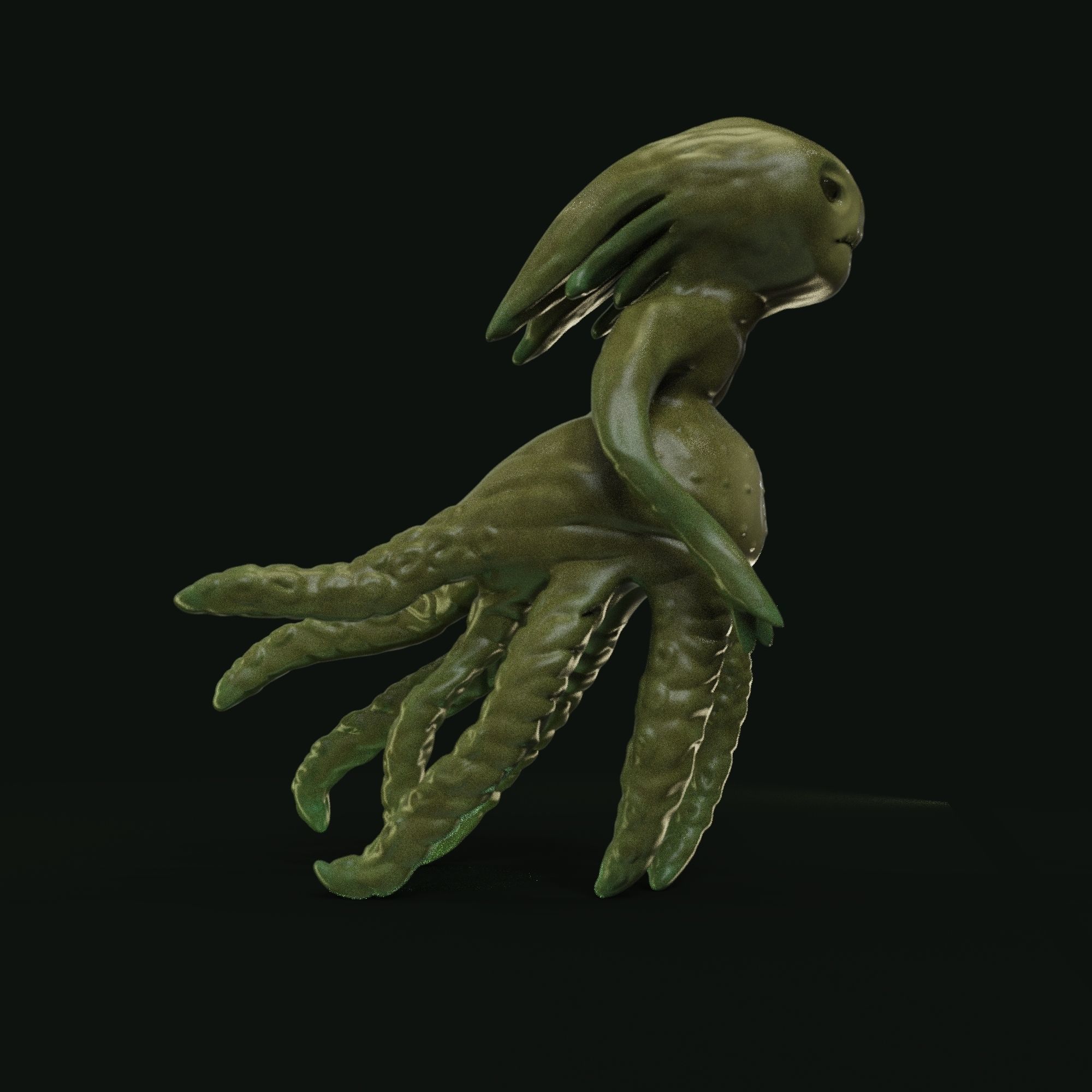 GRINDYLOW - SEA CREATURE - HARRY POTTER - MERMAID - DEMON 3D model 3D ...