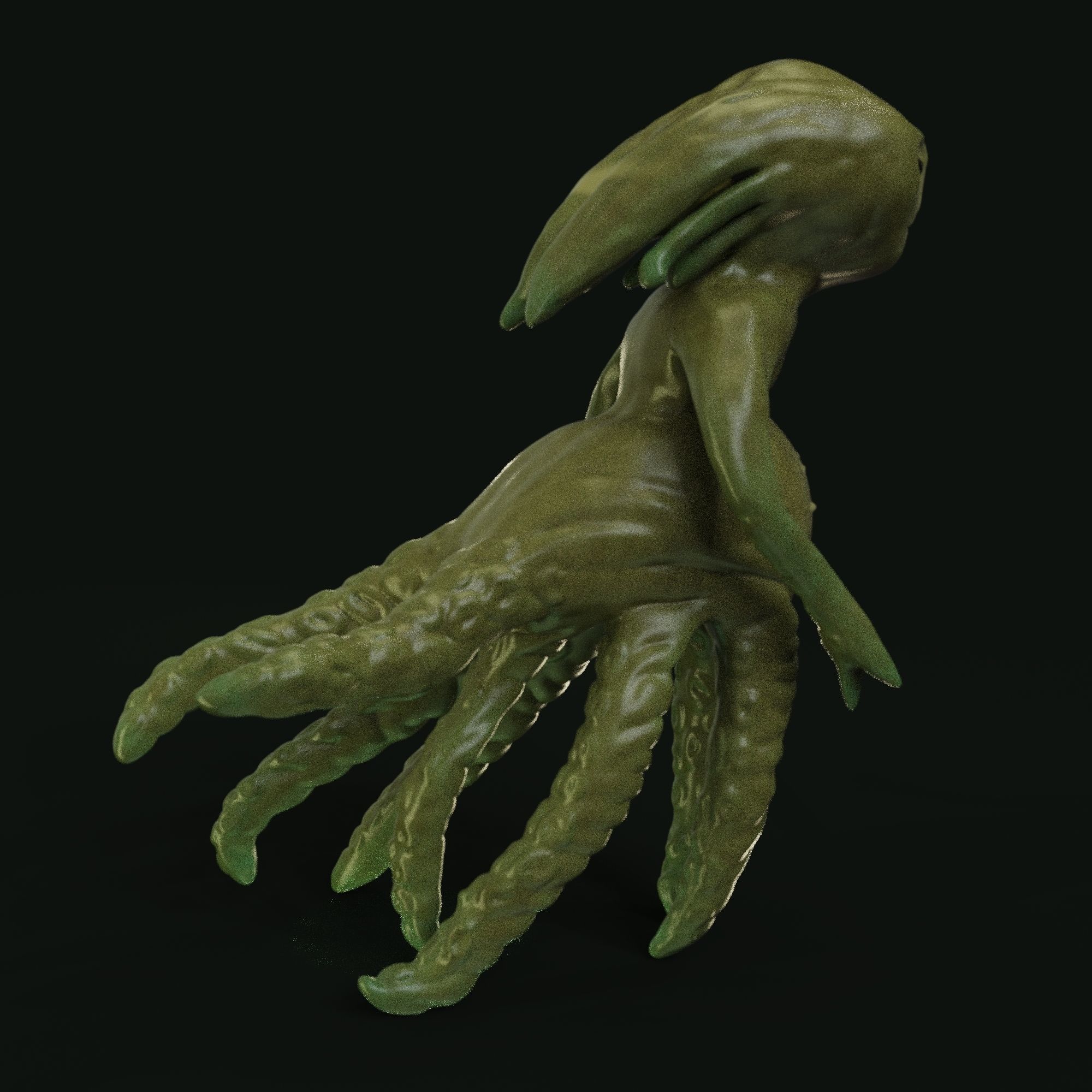 GRINDYLOW - SEA CREATURE - HARRY POTTER - MERMAID - DEMON 3D model 3D ...