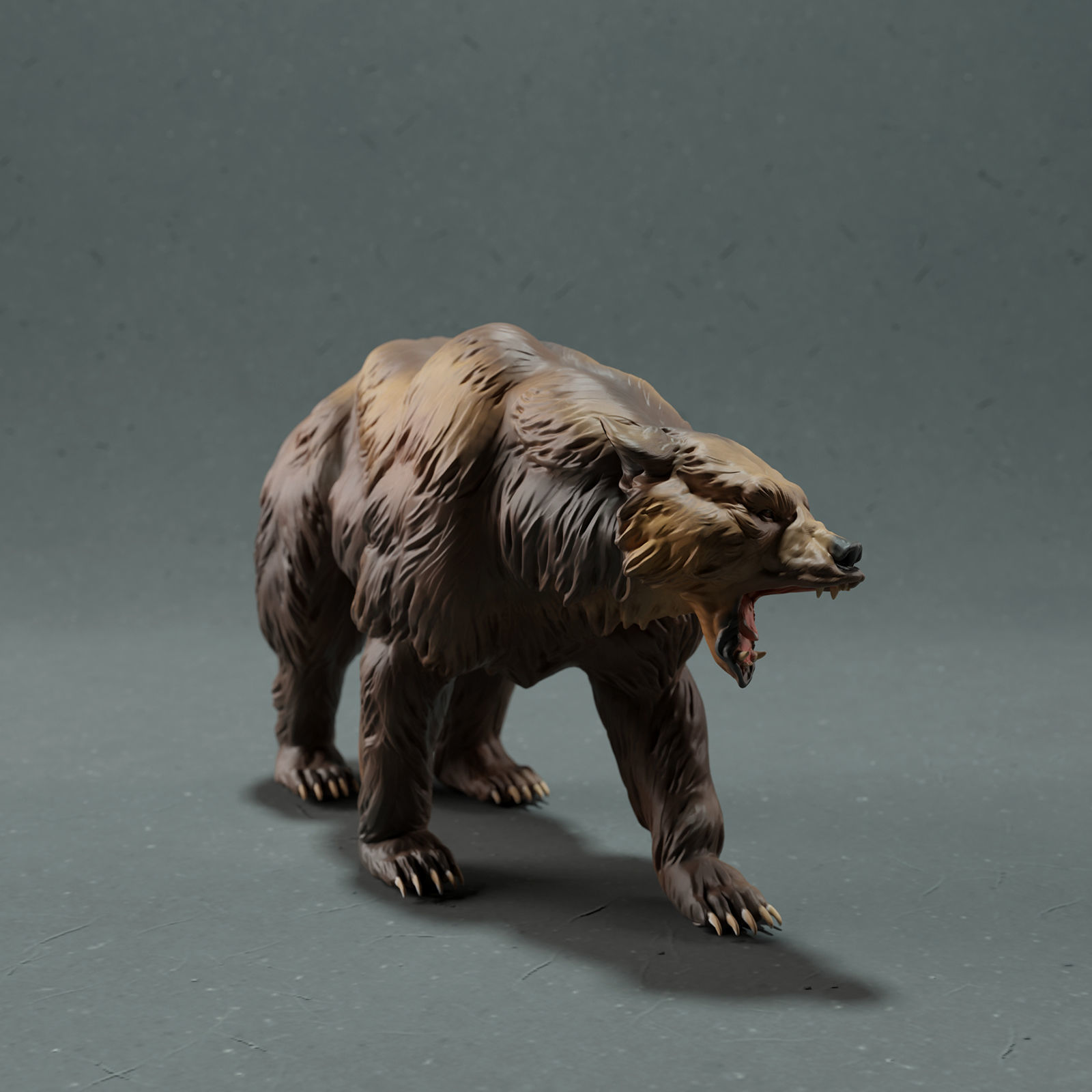 Grizzly Bear 3D model 3D printable | CGTrader