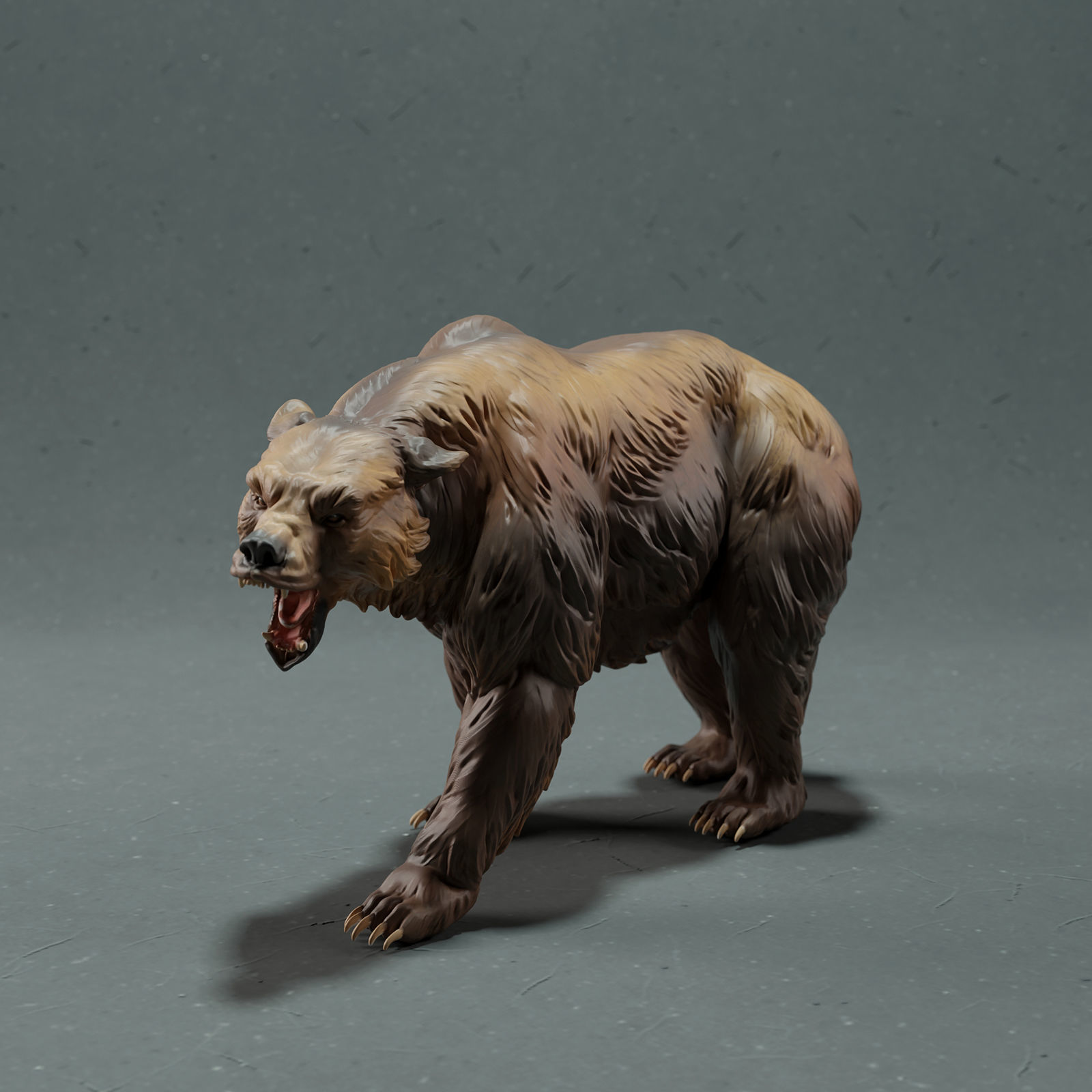 Grizzly Bear 3D model 3D printable | CGTrader