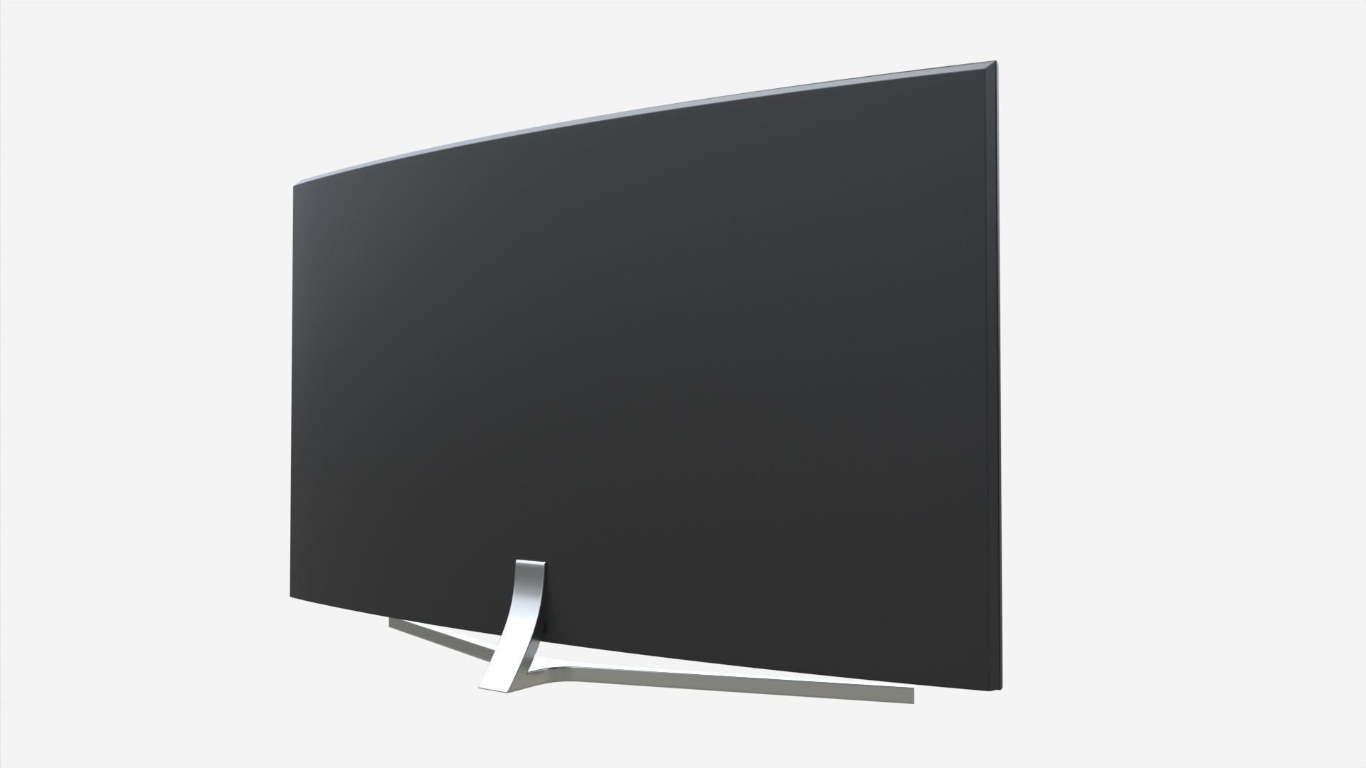 Curved Smart TV 78-inch 3D model | CGTrader