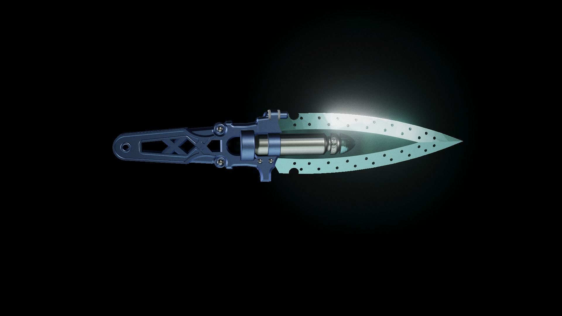 Blue Fang from Cyberpunk 2077 3D model 3D printable | CGTrader
