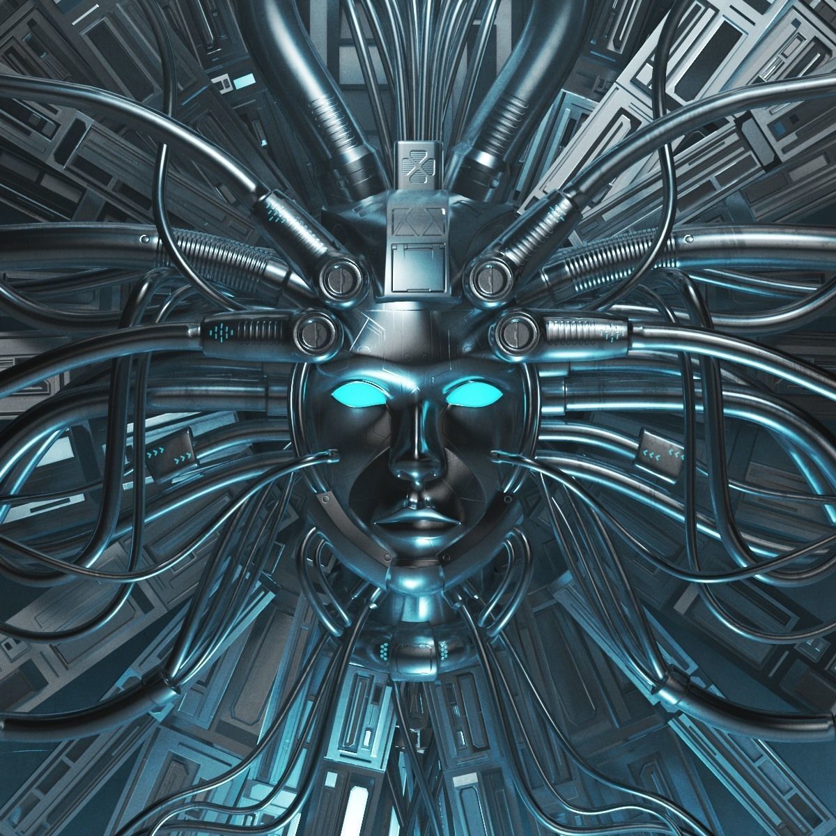 Cyber God 3D model | CGTrader