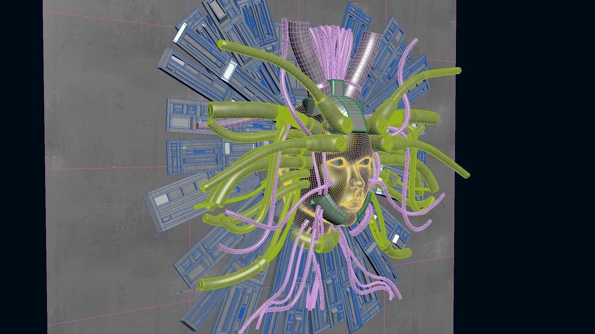 Cyber God 3D model | CGTrader