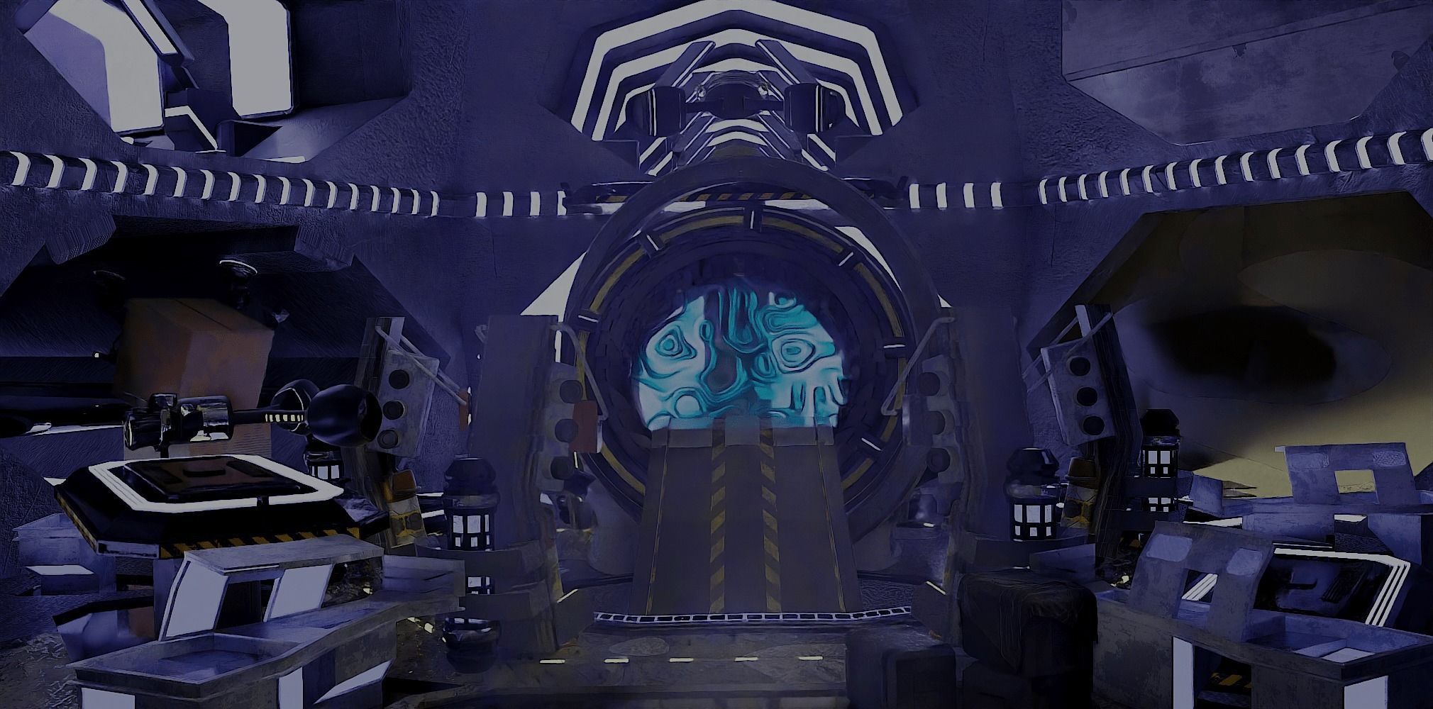 Sci Fi time travel portal free 3D model | CGTrader