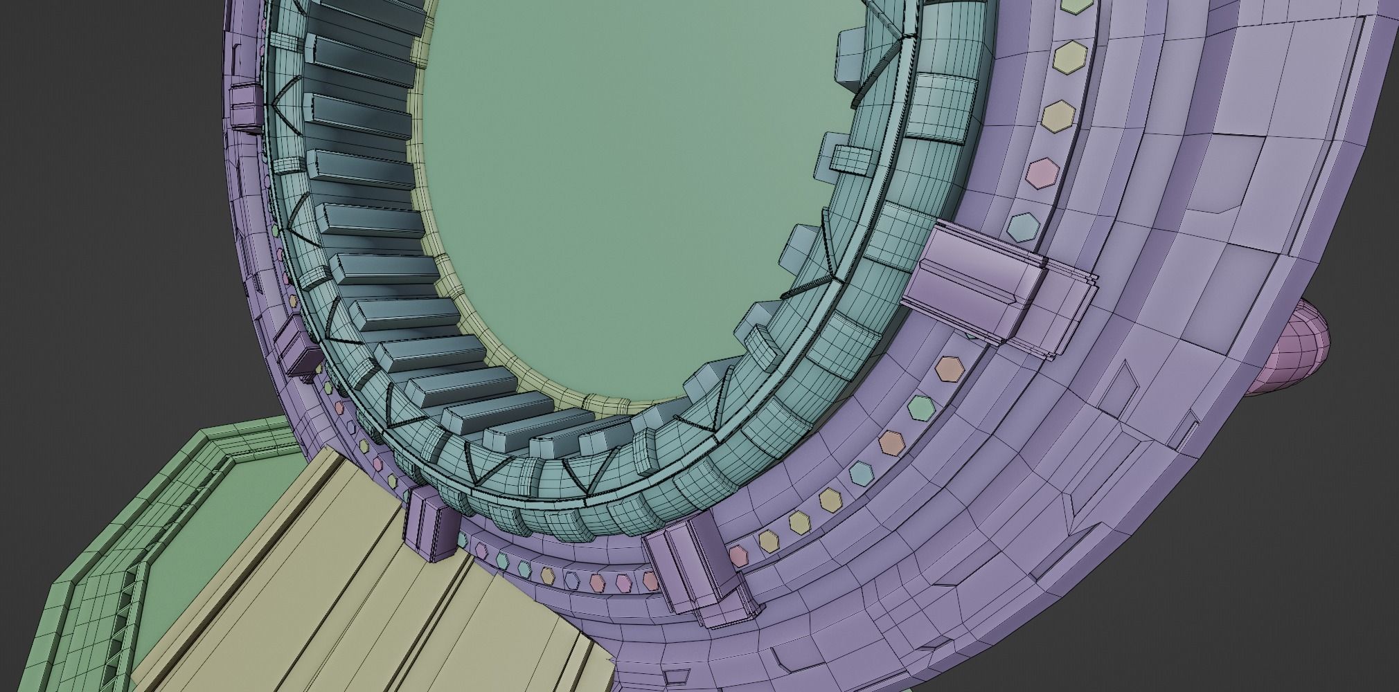 Sci Fi time travel portal free 3D model | CGTrader