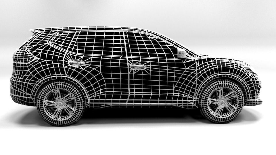 3D model NISSAN X-TRAIL 2015 LOWPOLY VR / AR / low-poly | CGTrader