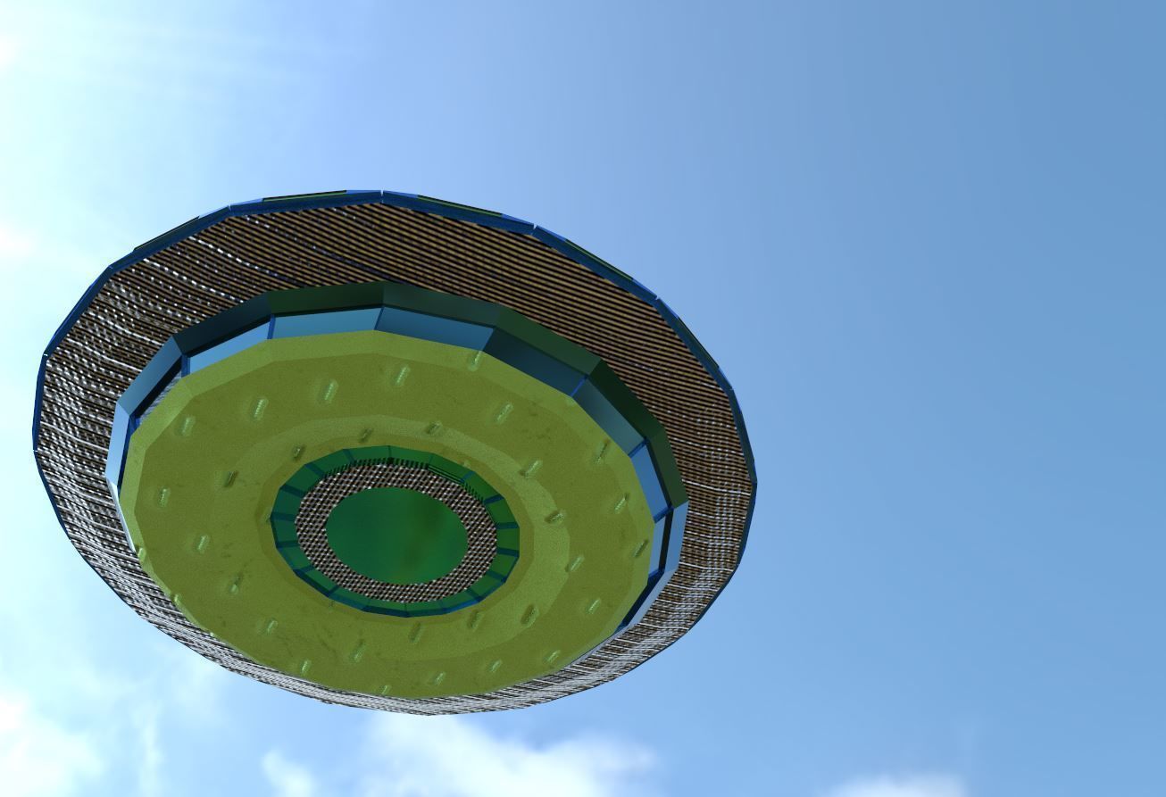 spaceship mesh free VR / AR / low-poly 3D model | CGTrader