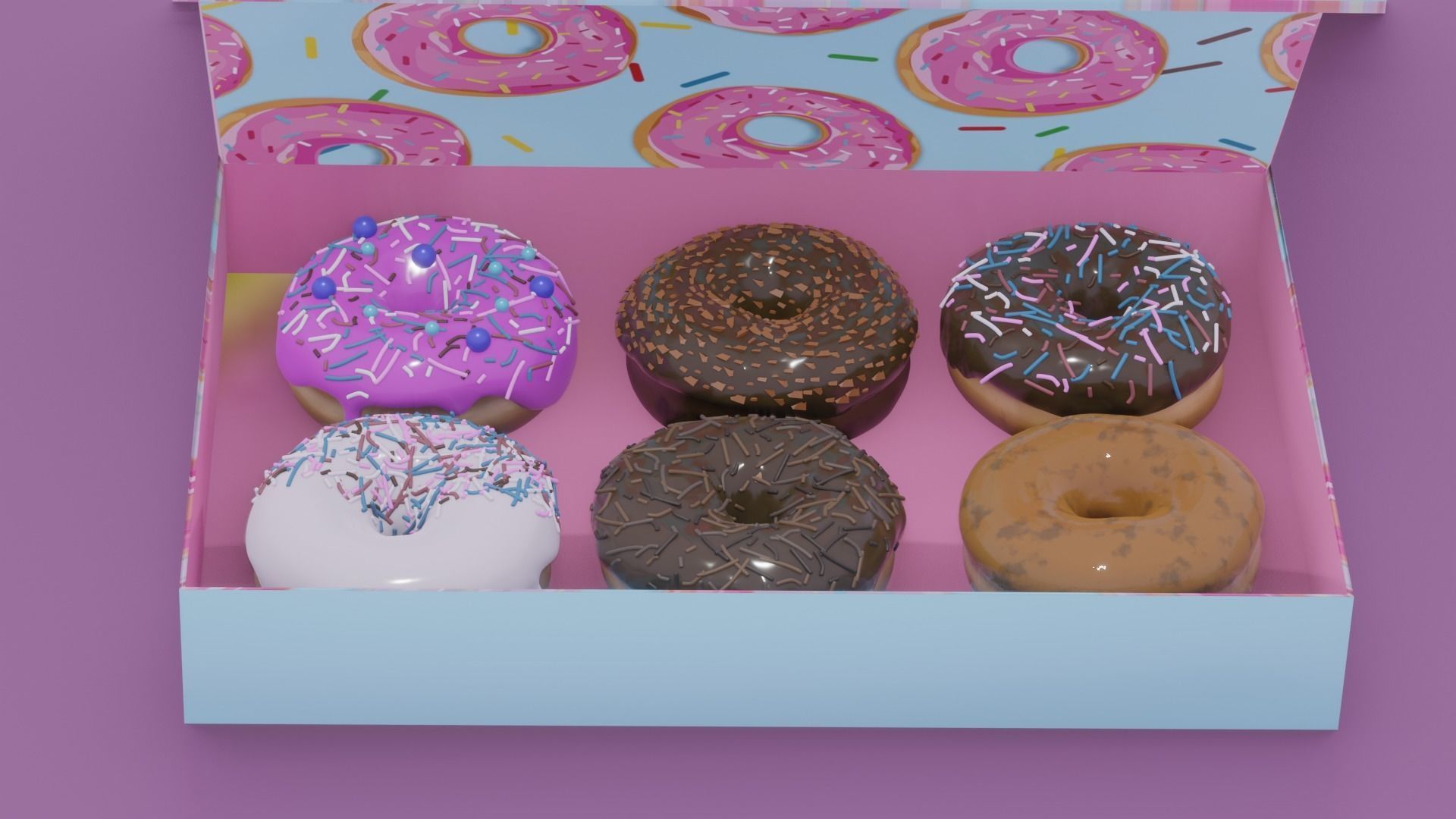 donut free VR / AR / low-poly 3D model | CGTrader