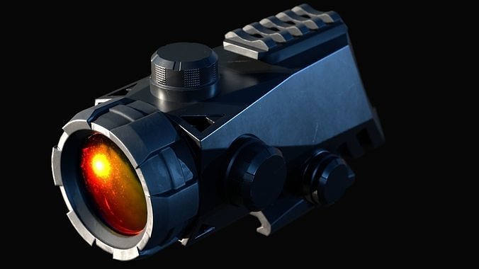 3D model Red dot sight VR / AR / low-poly | CGTrader