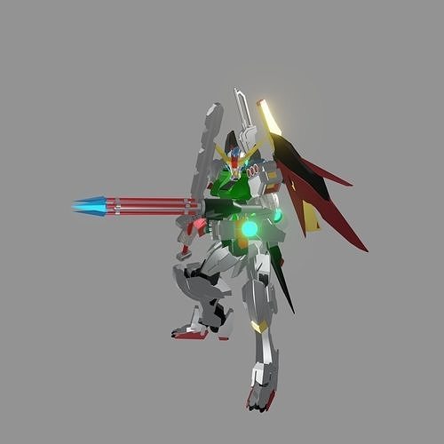 The Mecha Attacker 24 3D model animated rigged | CGTrader
