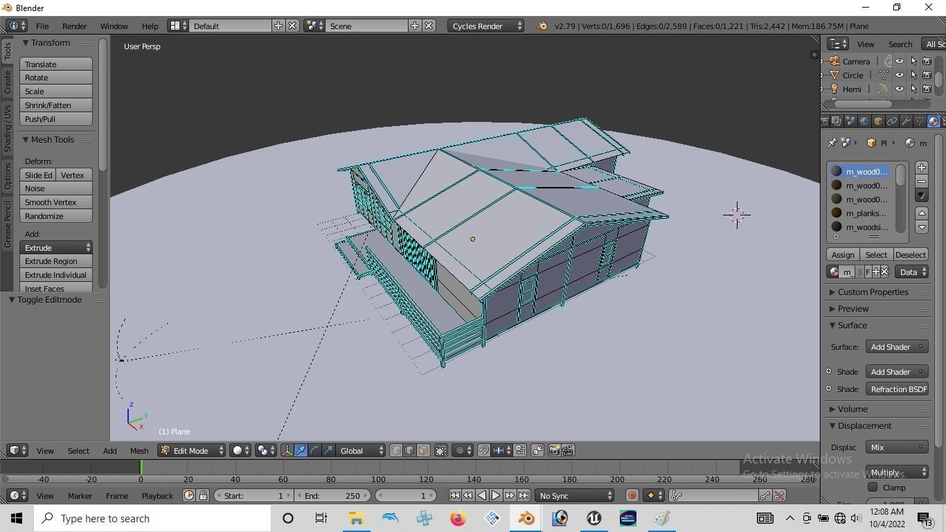 Rumah kayu panggung 013-014 3D model | CGTrader