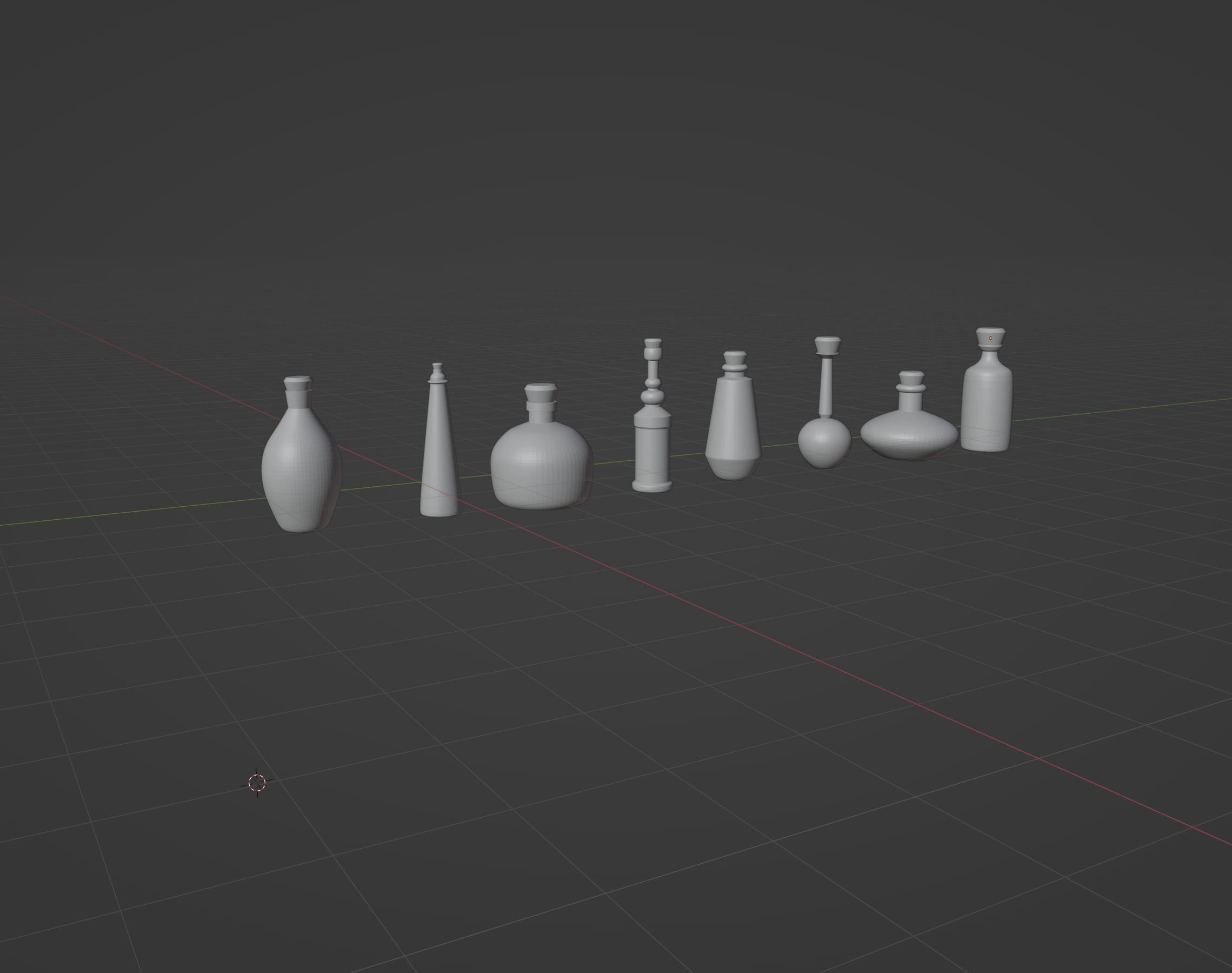 Full Potion Pack 3D model 3D printable | CGTrader