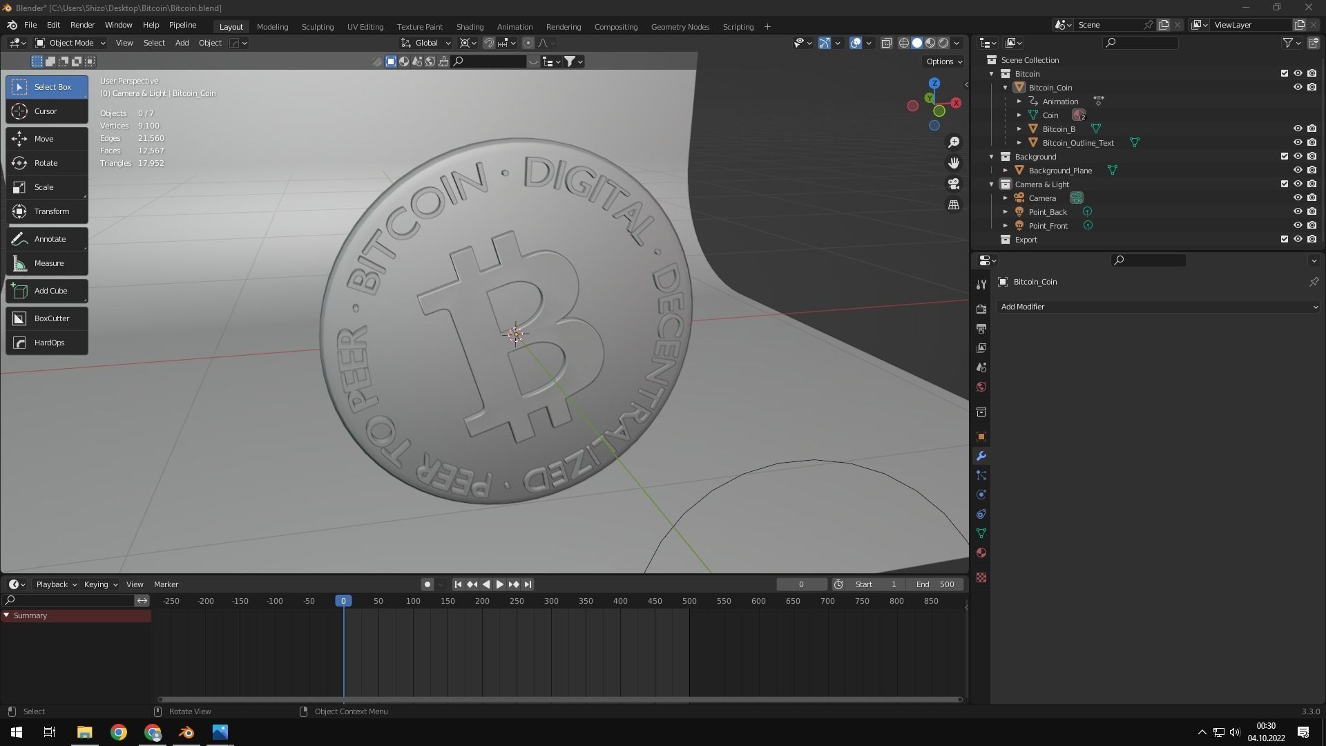 Little Bitcoin Emblem 3D model | CGTrader