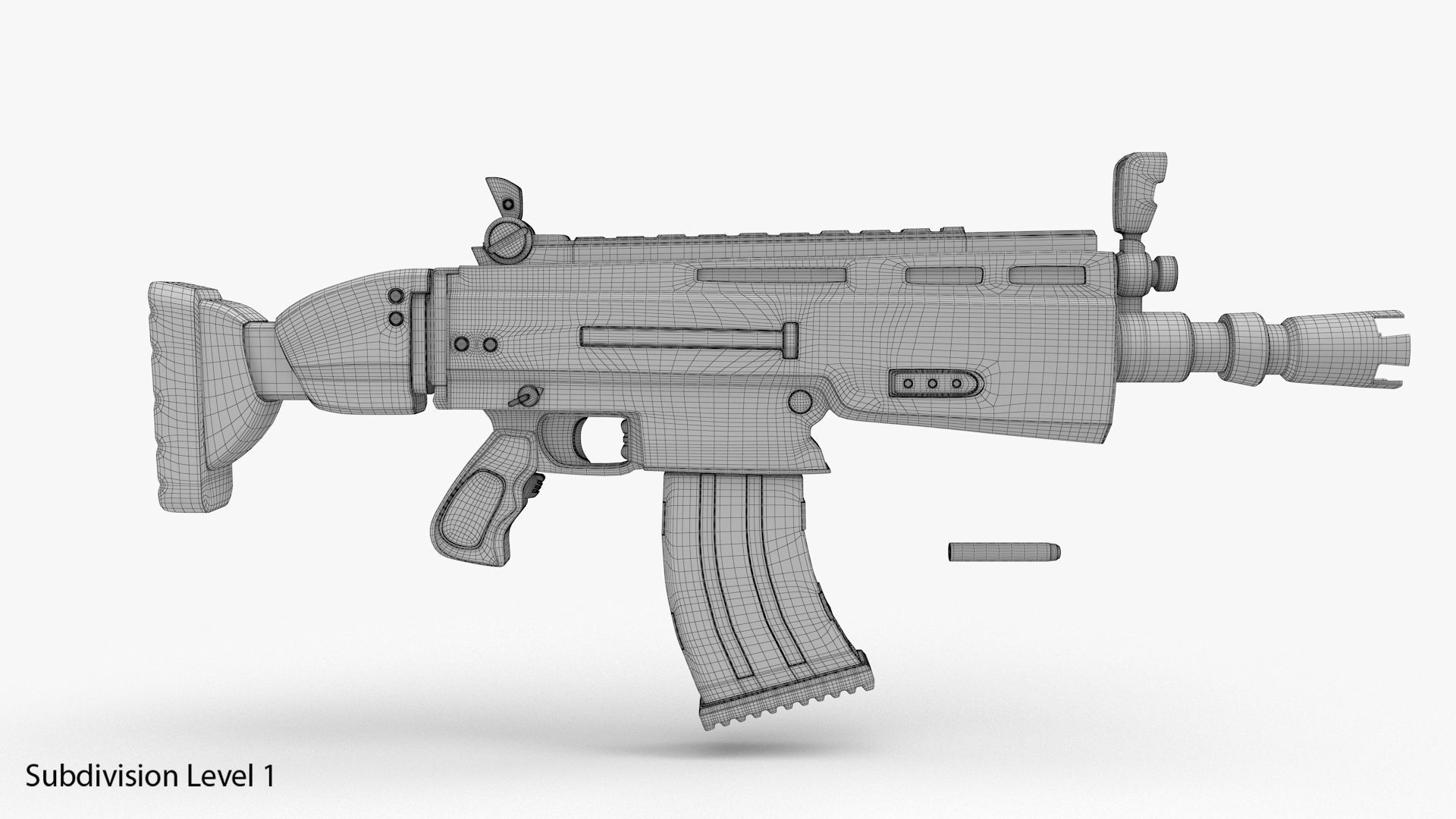 Nerf Fortnite AR-L Elite Dart Blaster 3D model | CGTrader