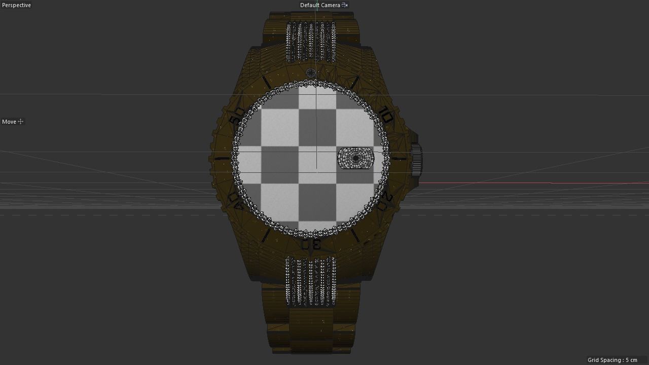 Golden Watch free 3D model | CGTrader